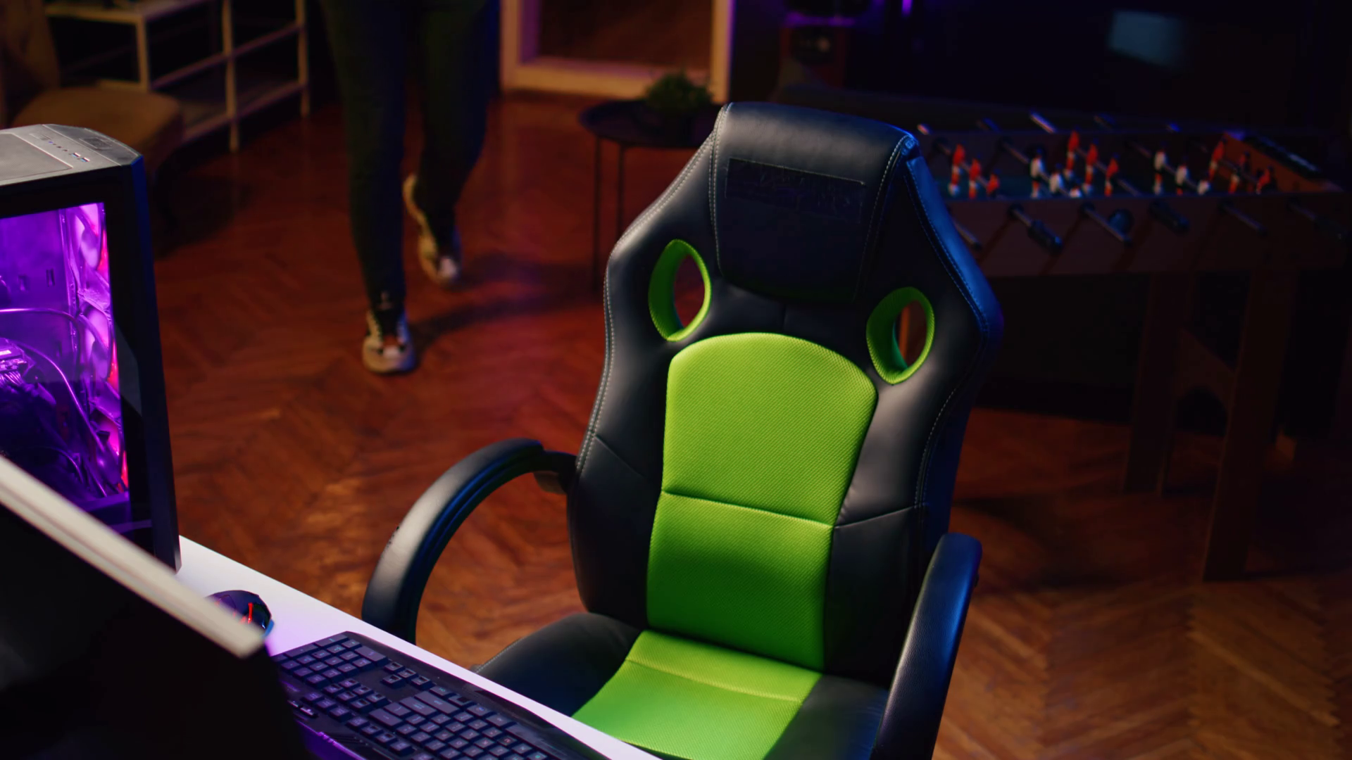 Gamer Streaming Greeting Audience Preparing Stock Footage SBV-348762513 ...