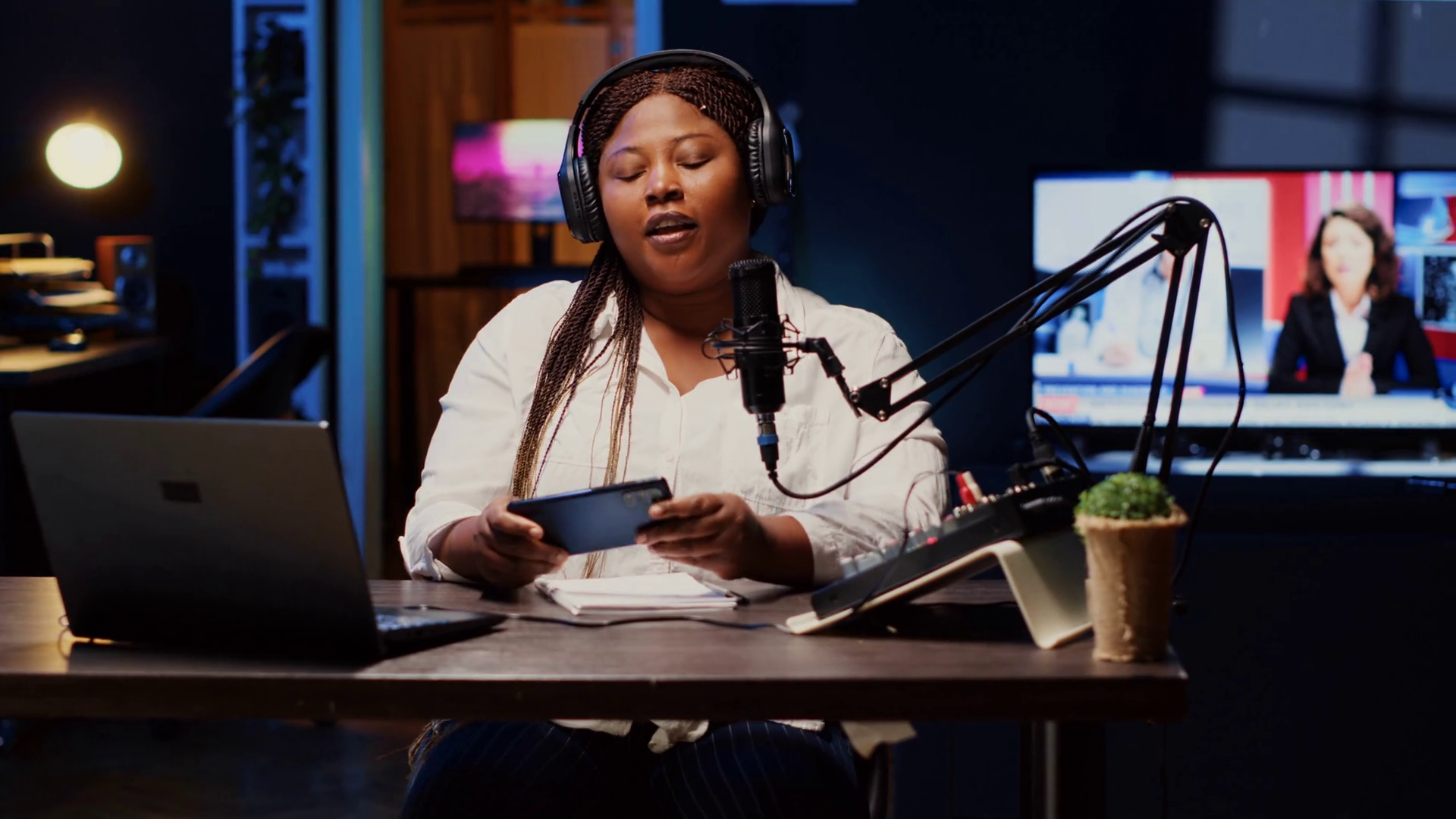 African American Tech Content Creator Stock Footage SBV-348765659 ...