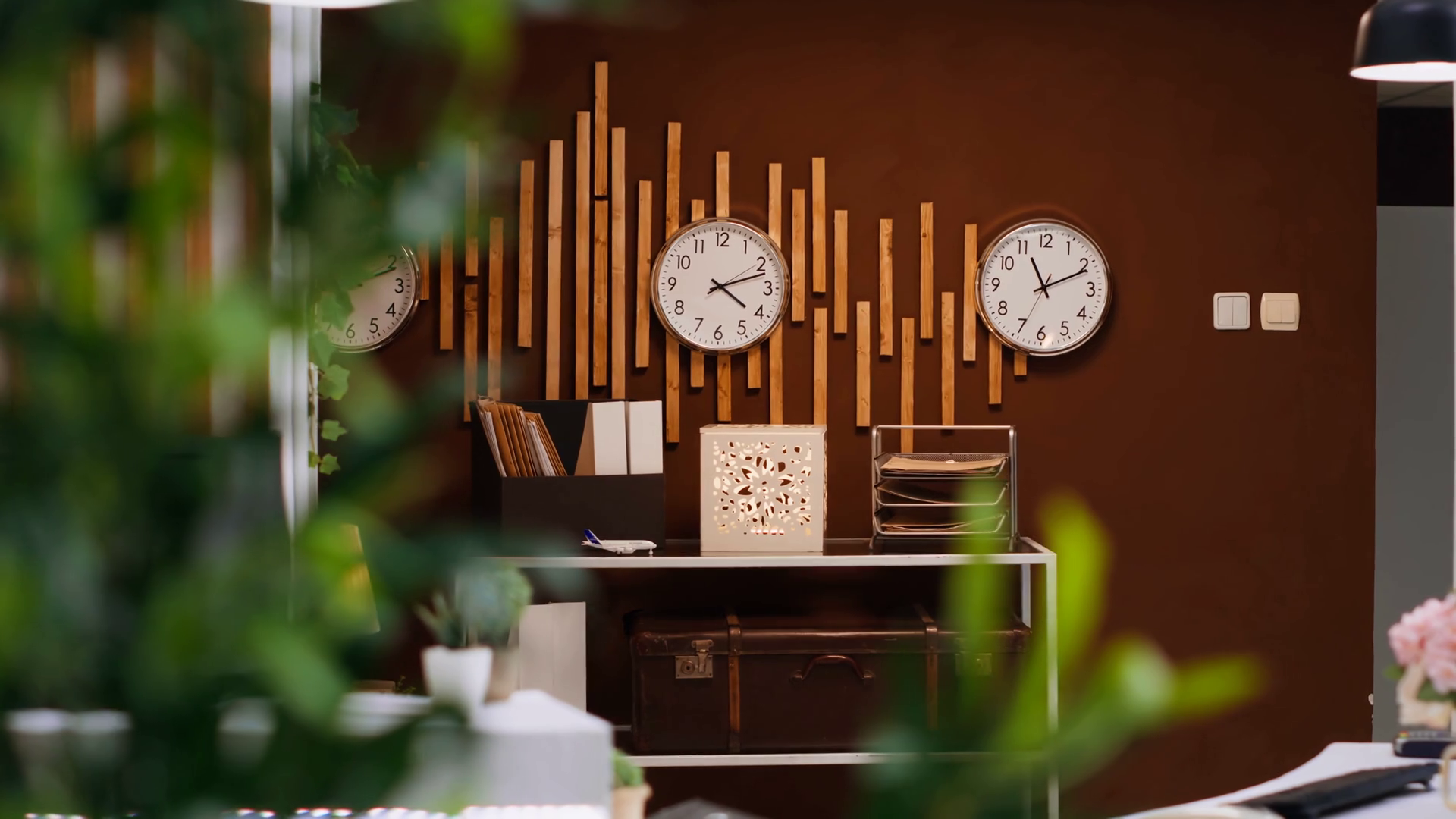 Empty Front Desk Lobby At Luxurious Vacation Stock Footage SBV ...