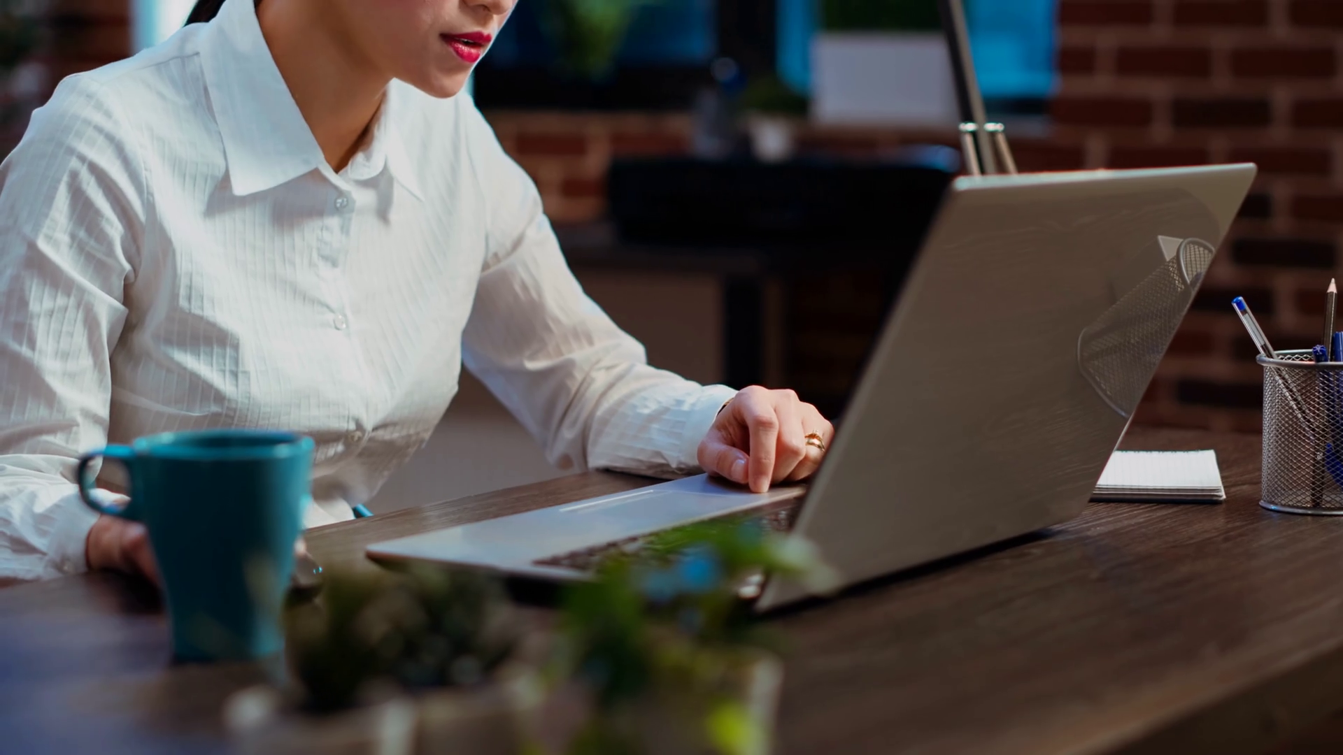 Employee Tired Writing Emails At Computer Stock Footage SBV-348809174 ...