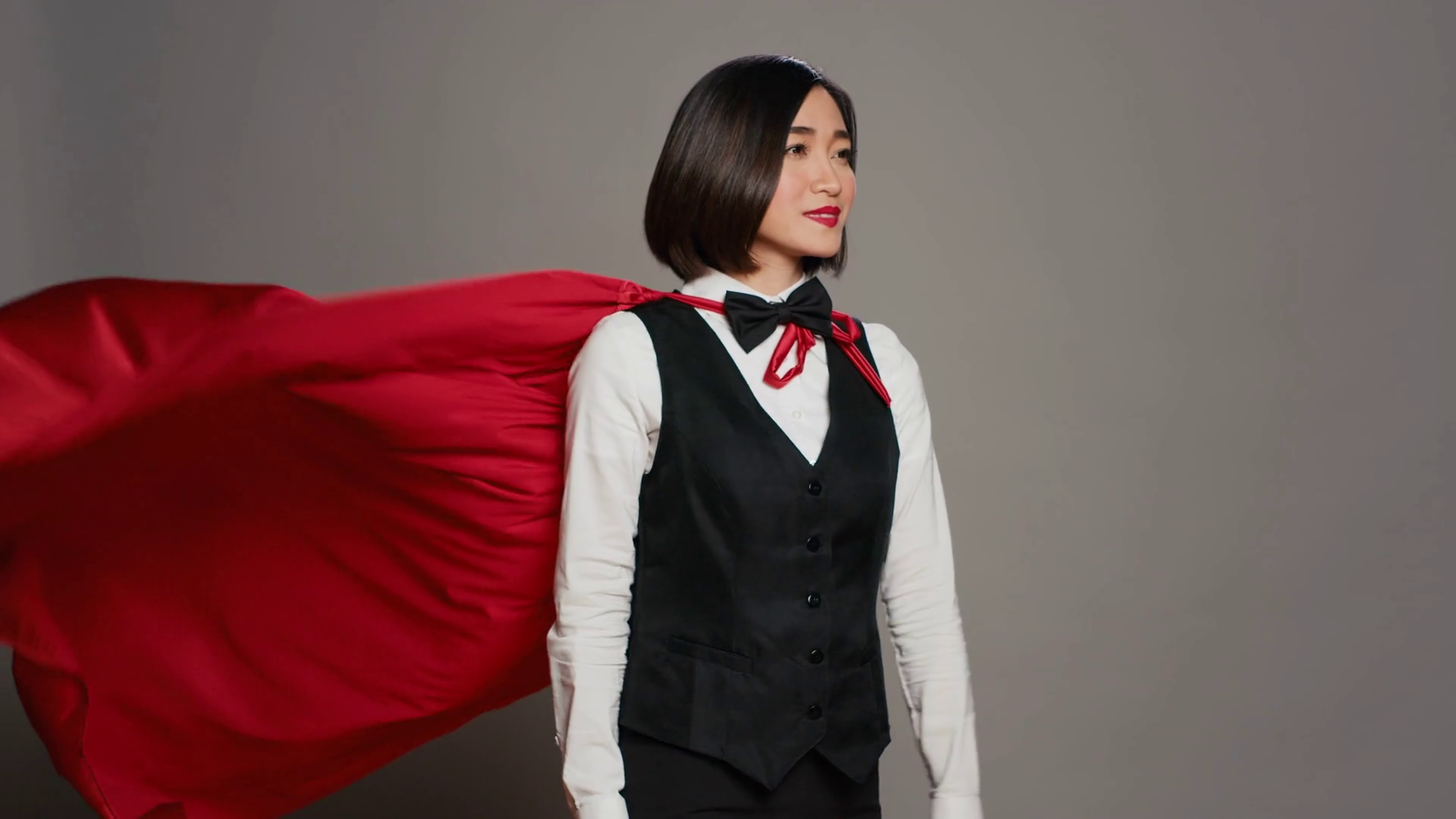 Front Desk Operator Feeling Strong With Stock Footage SBV-348853152 ...