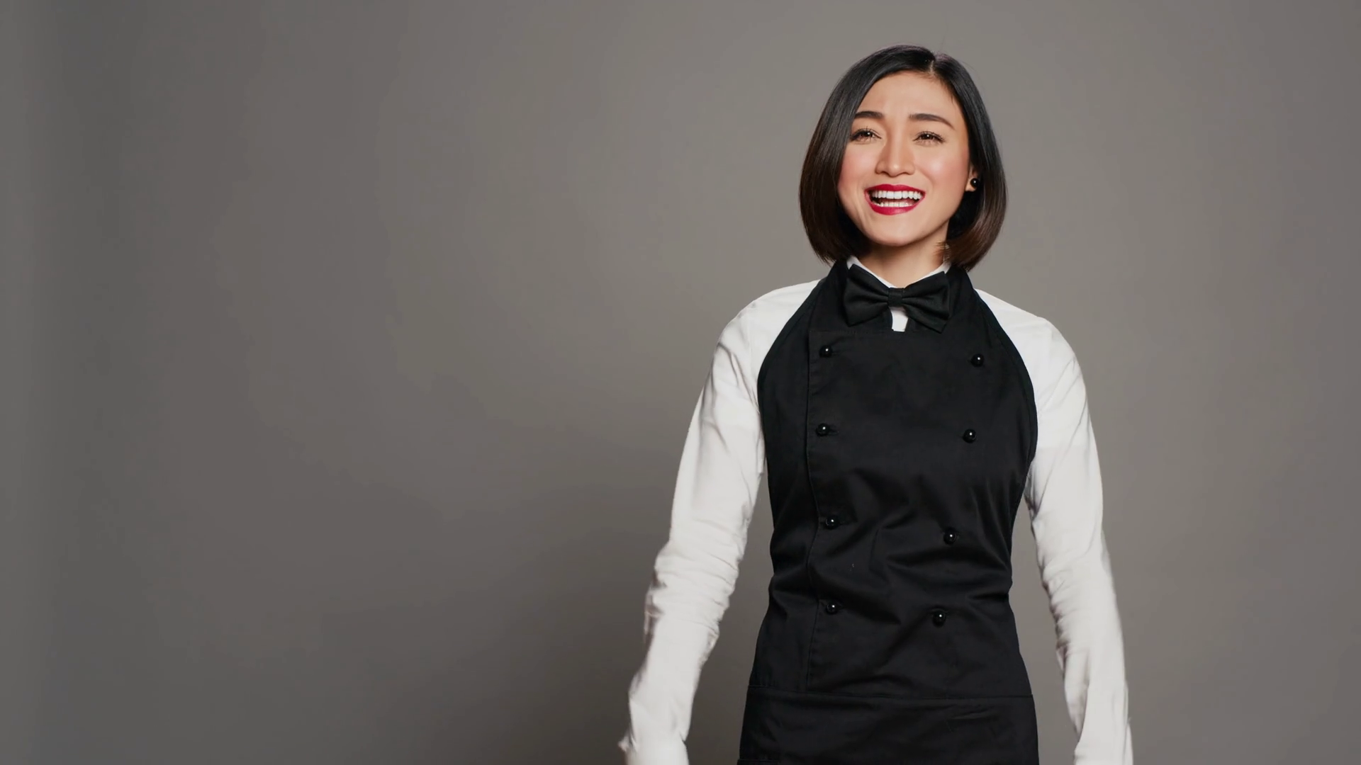 Restaurant Hostess Clapping Hands Stock Footage SBV-348833635 - Storyblocks