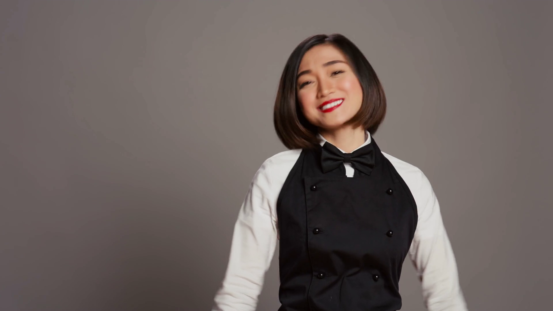 Asian Server Applauding Cheering Success Stock Footage SBV-348833476 ...