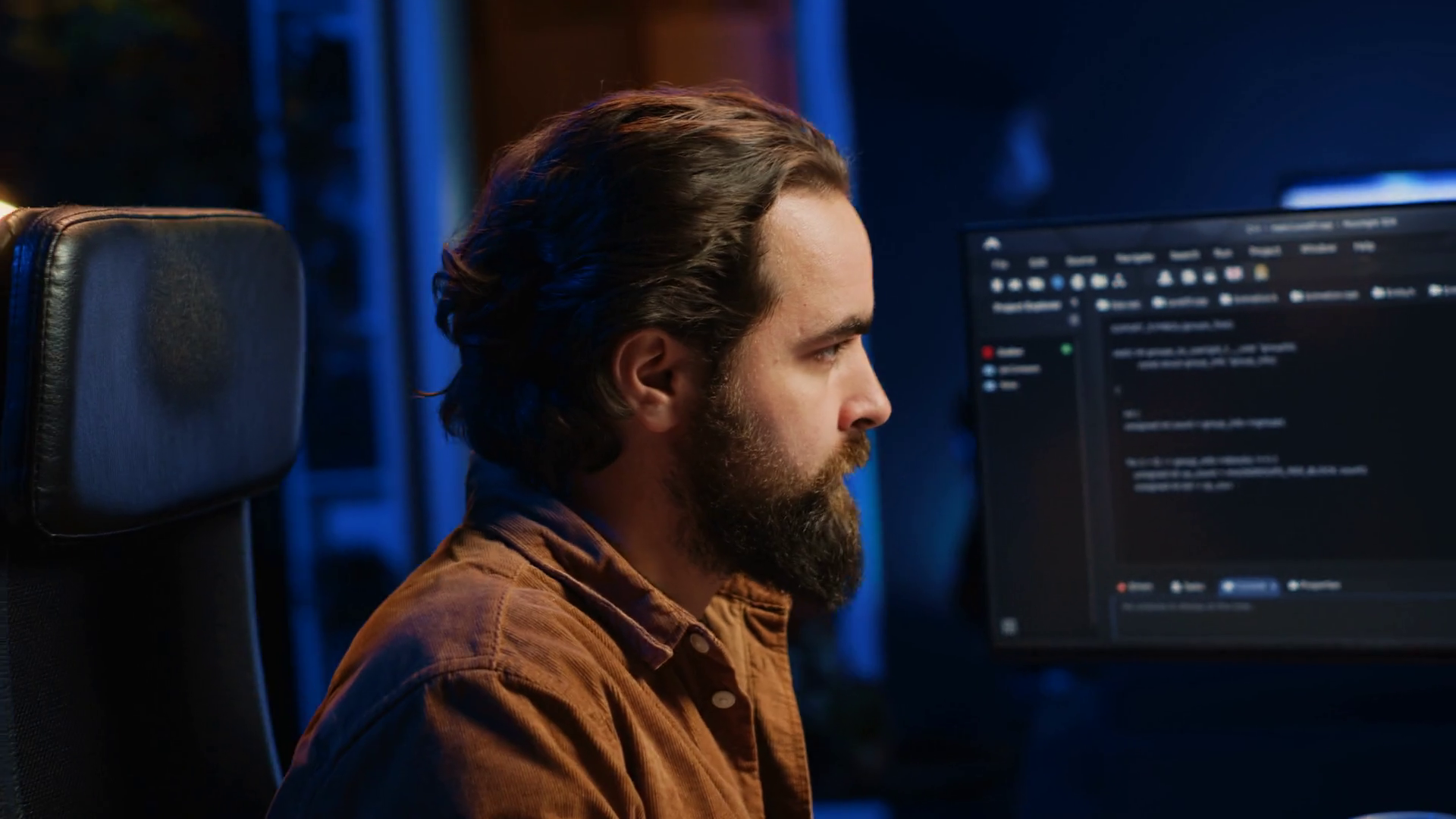 Computer Scientist Drinking Cup Of Coffee Stock Footage SBV-348844564 - Storyblocks