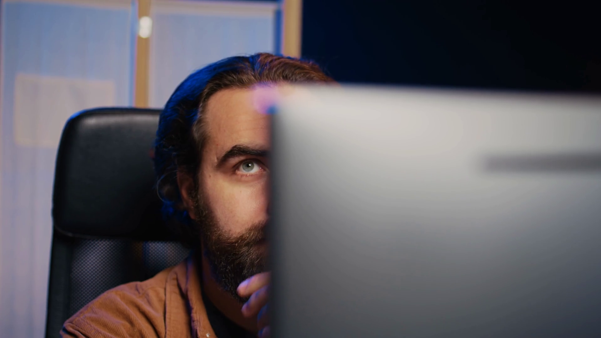 Software Technician Puzzled In Front Of Stock Footage SBV-348844572 ...