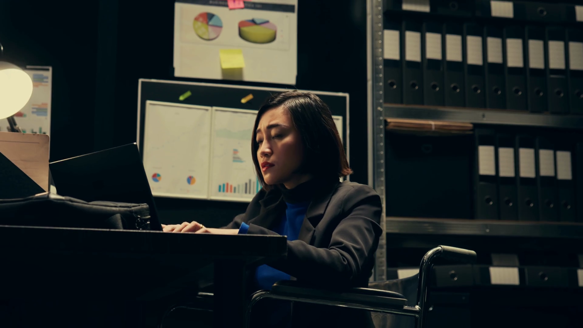 Private Agent Studying Criminal Files Stock Footage SBV-348851182 ...