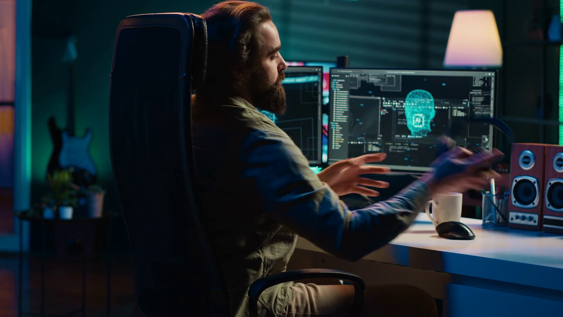 Sentient Artificial Intelligence With Own Stock Footage SBV-348876675 ...