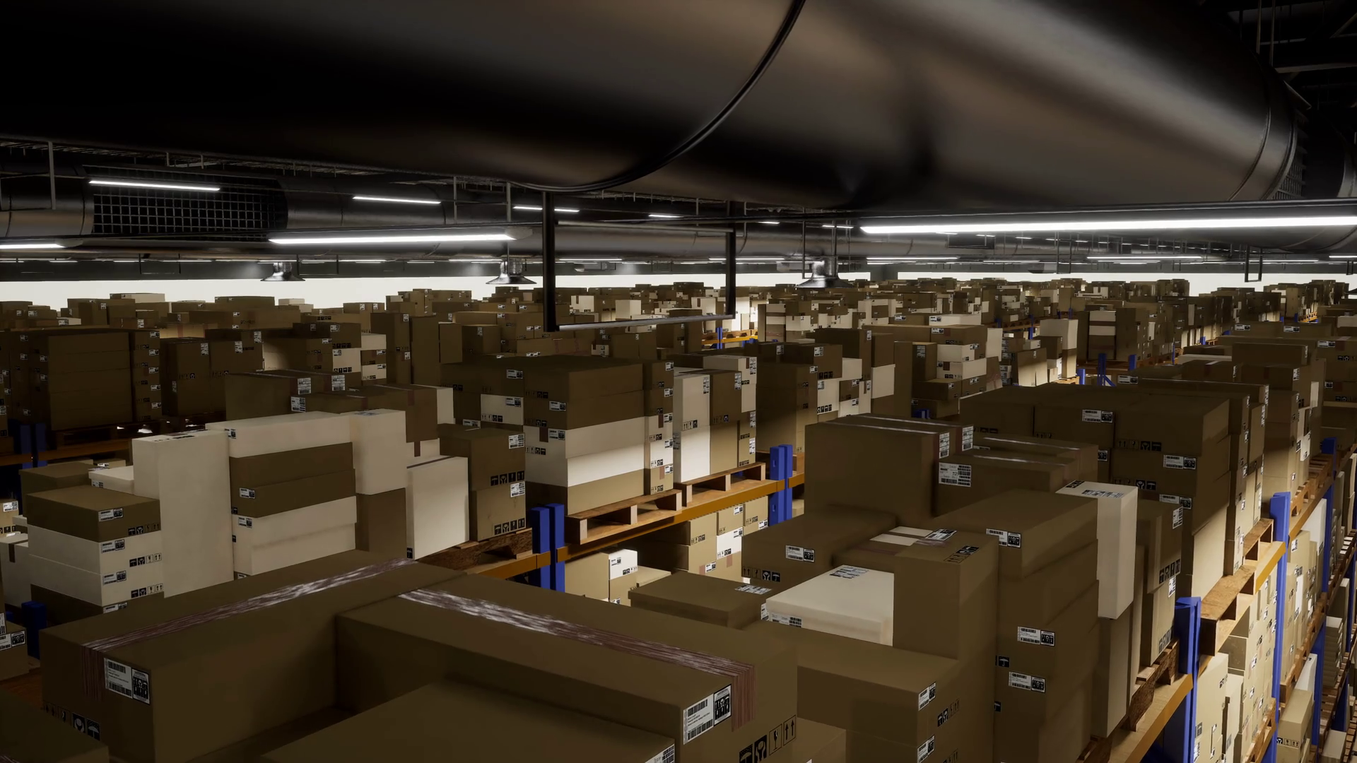 Industrial Depot Housing Multiple Containers Stock Motion Graphics SBV ...