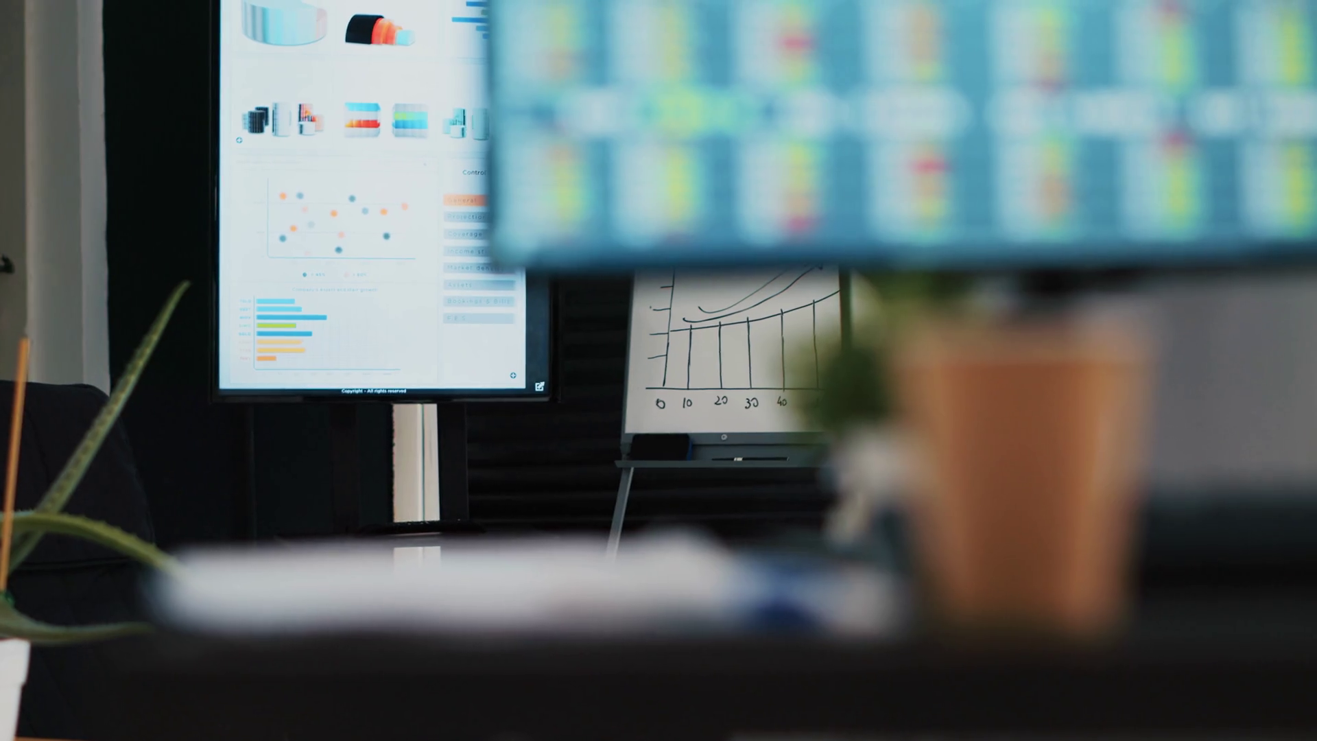 Stock Portfolio On Computer Monitor Stock Footage SBV-348891522 ...