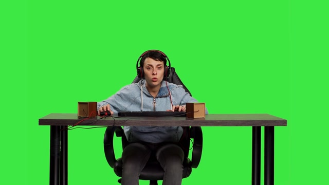 Greenscreen Gamer Stock Footage: Royalty-Free Video Clips - Storyblocks