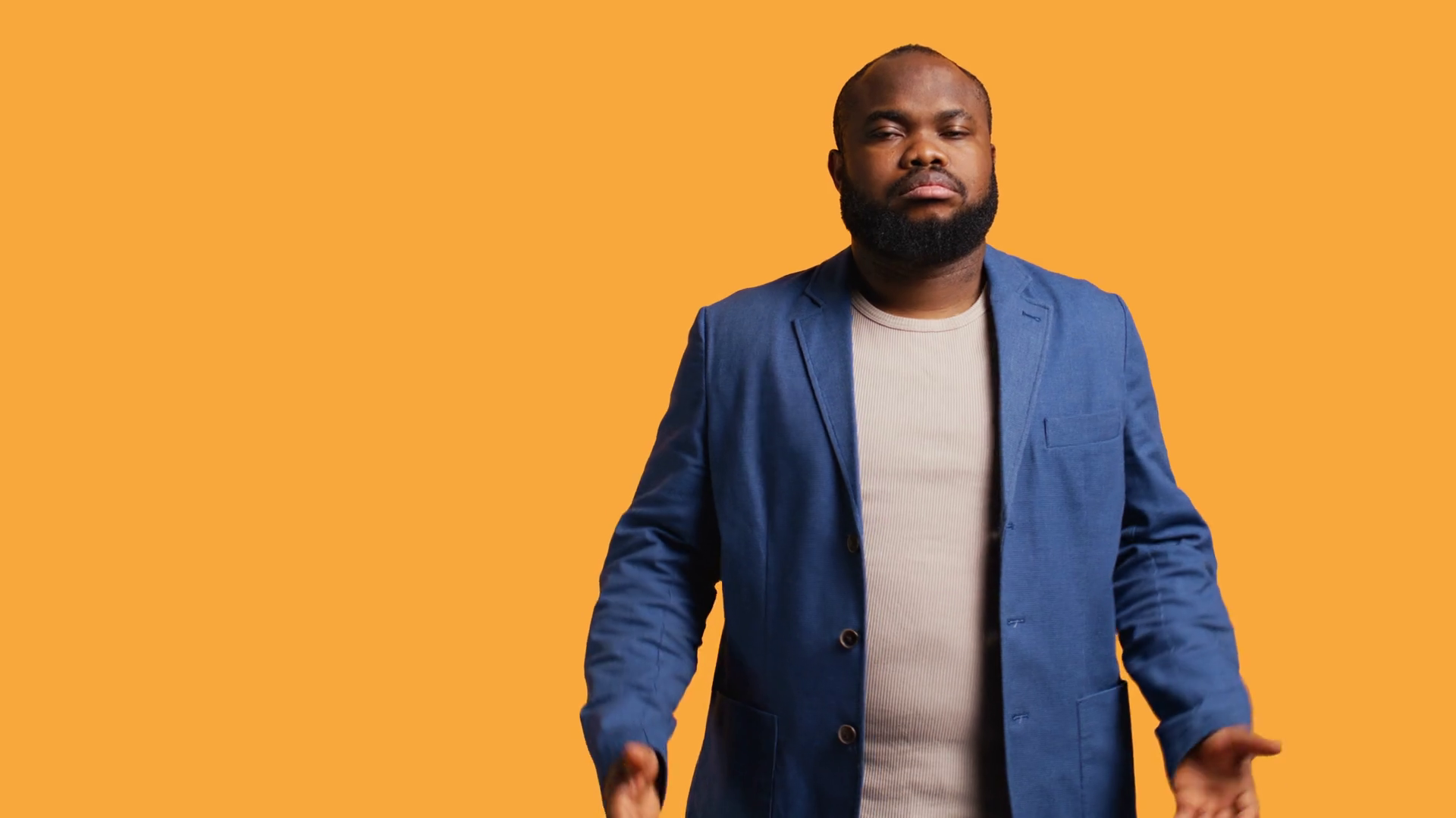 African American Man Shrugging Shoulders Not Stock Footage SBV ...