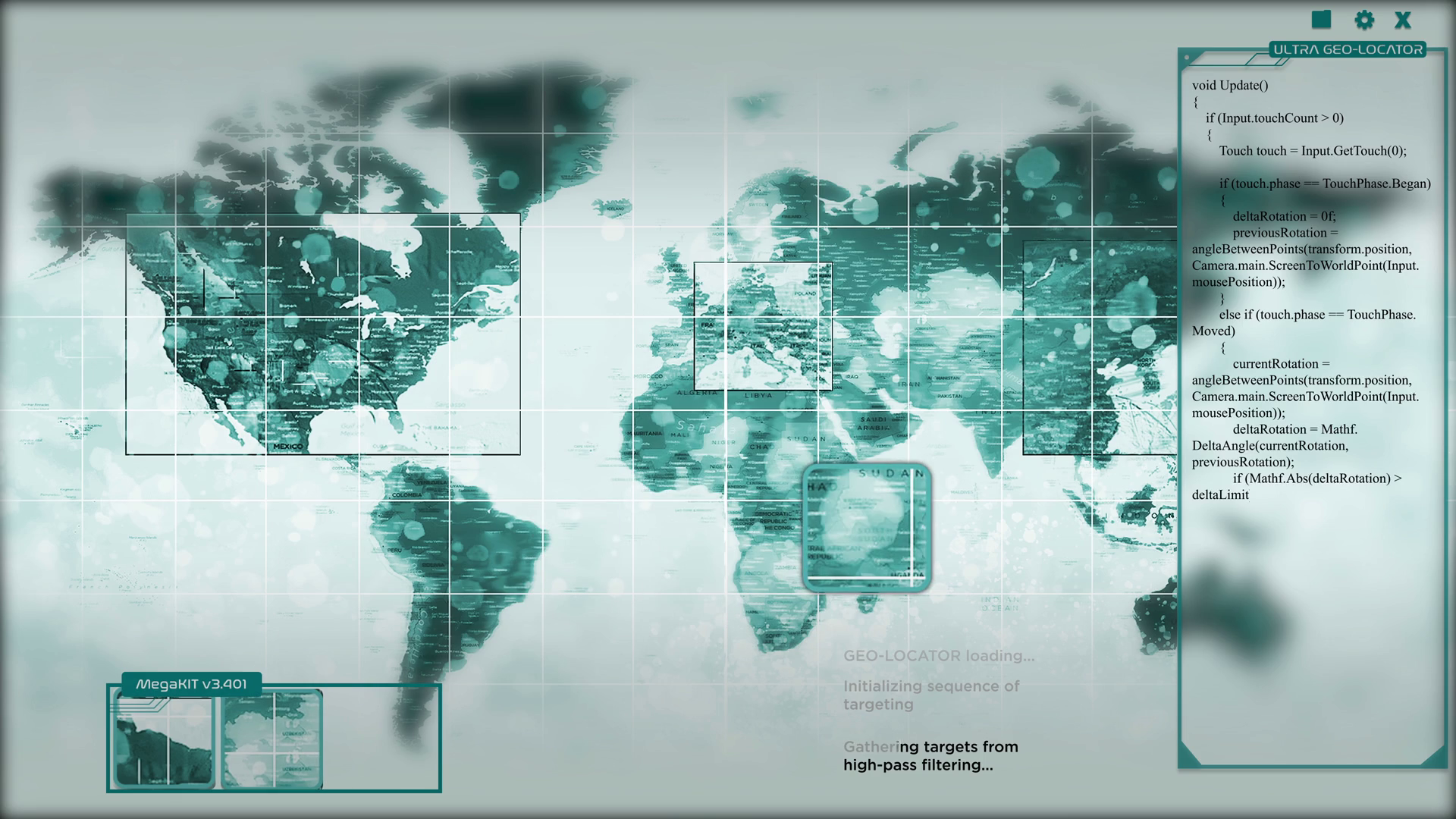 Animation of a world map with hackers targeting points on it. The ...