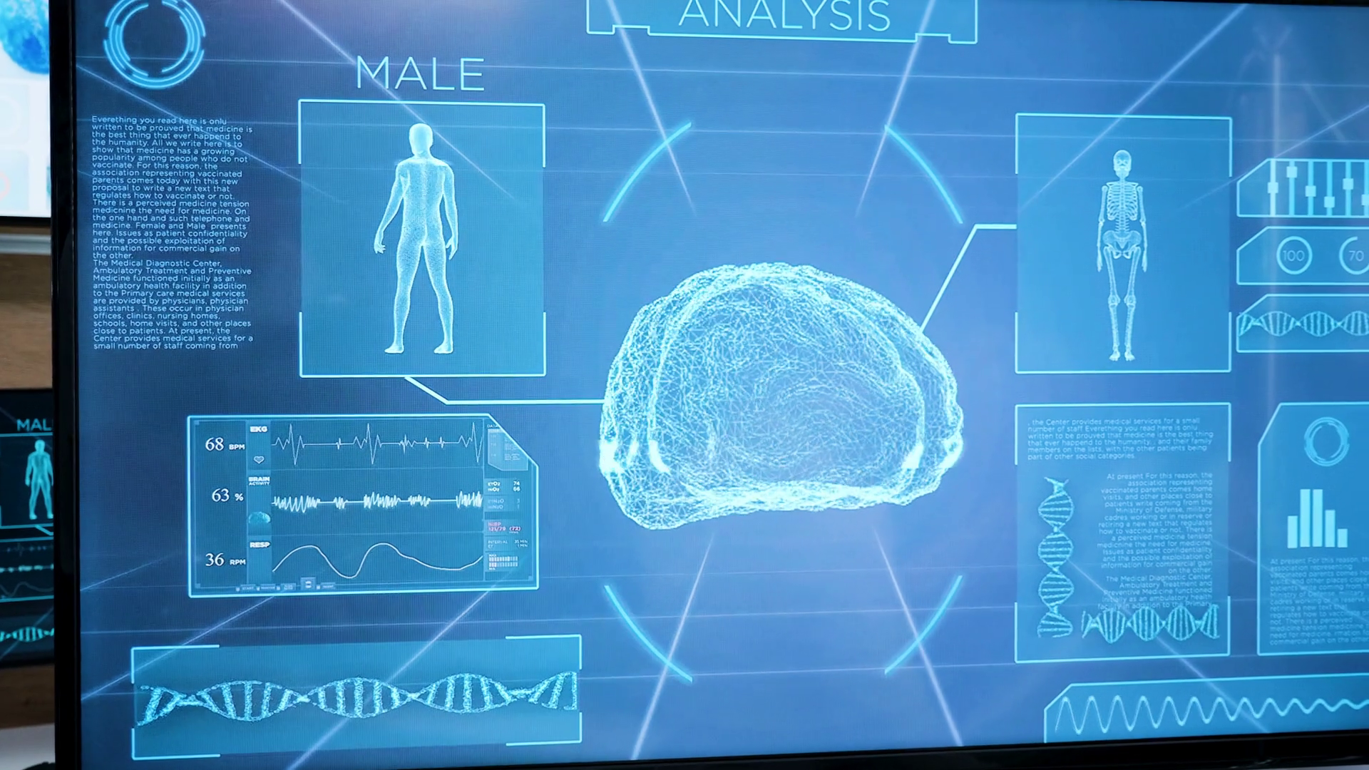 Doctor In Modern Neuroscience Centre Brain Stock Footage SBV-337927613 ...