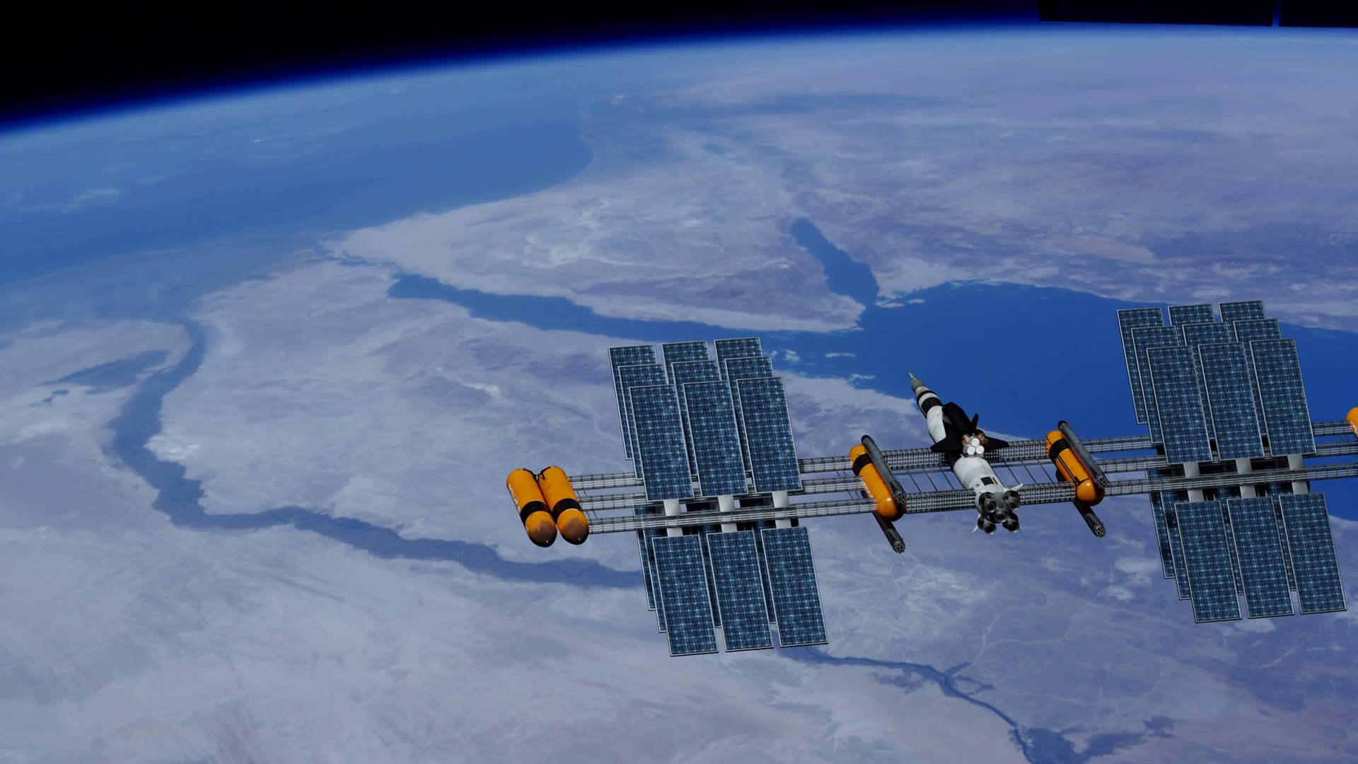 Satellite Scaning Monitoring Earth Stock Motion Graphics SBV-346421873 ...