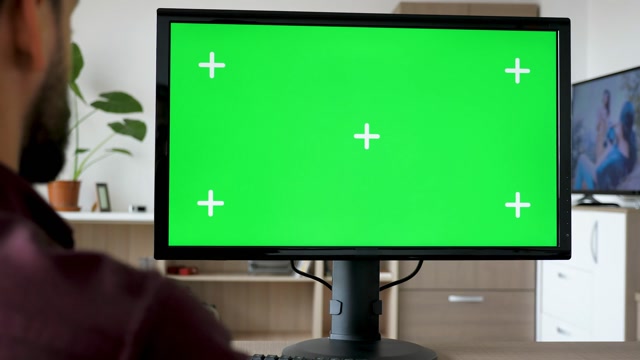 Green Screen Tracking Markers Stock Footage: Royalty-Free Video Clips ...