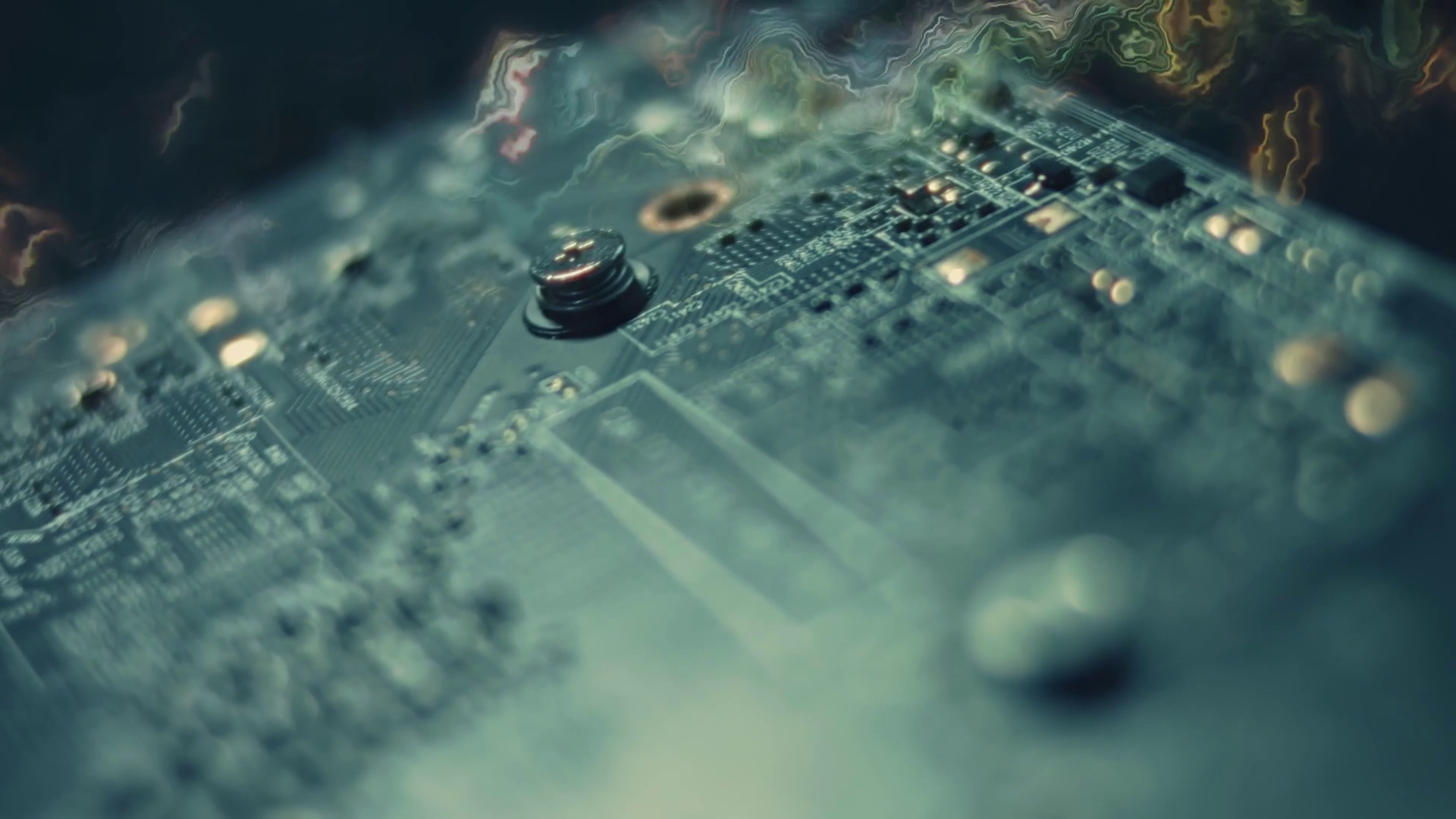 Electric Vapor Effect Of Macro View Of Stock Footage SBV-347570475 ...