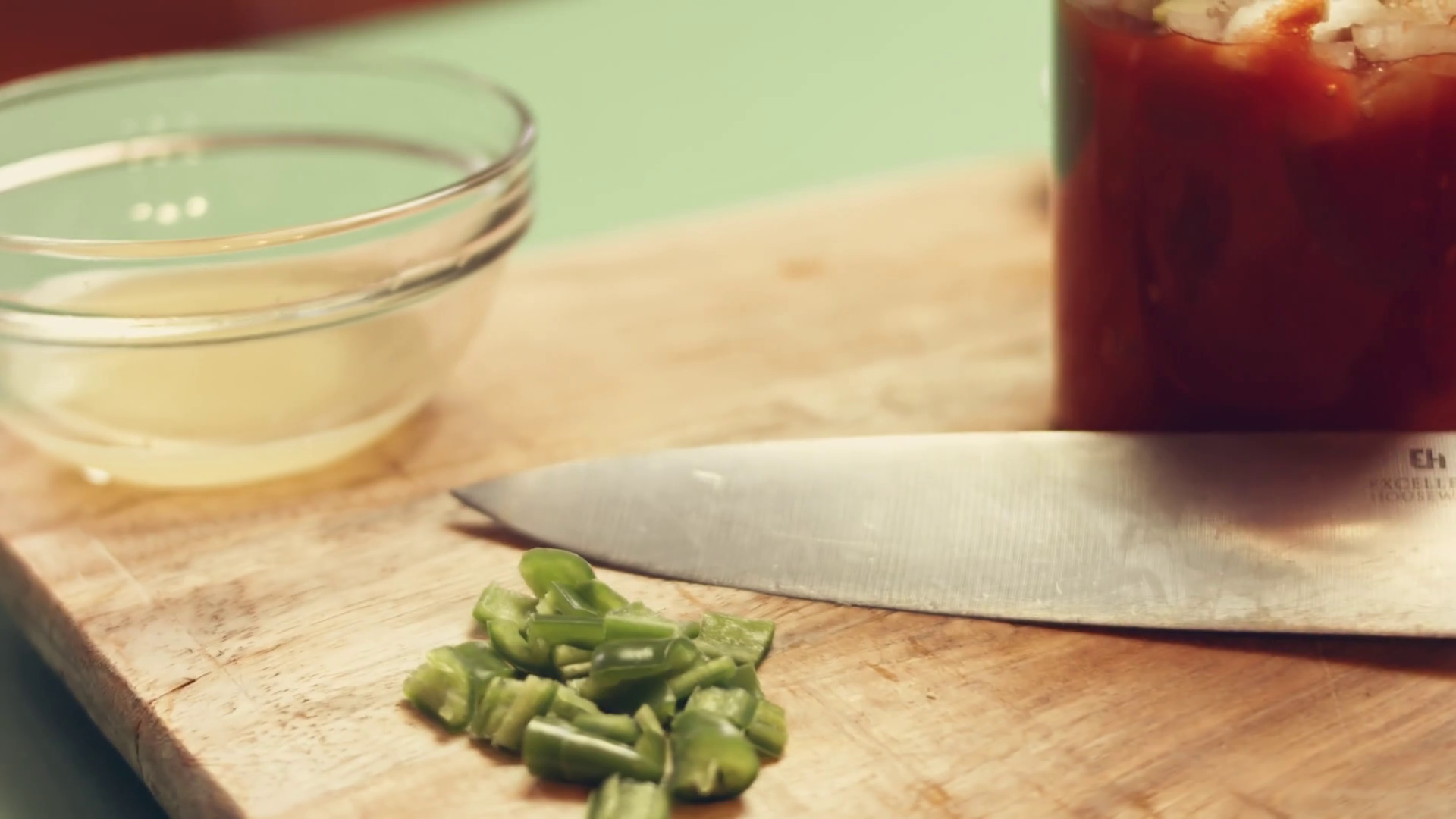 Contour Effect Of Mixing Ingredients Salsa Stock Footage SBV-347610286 ...