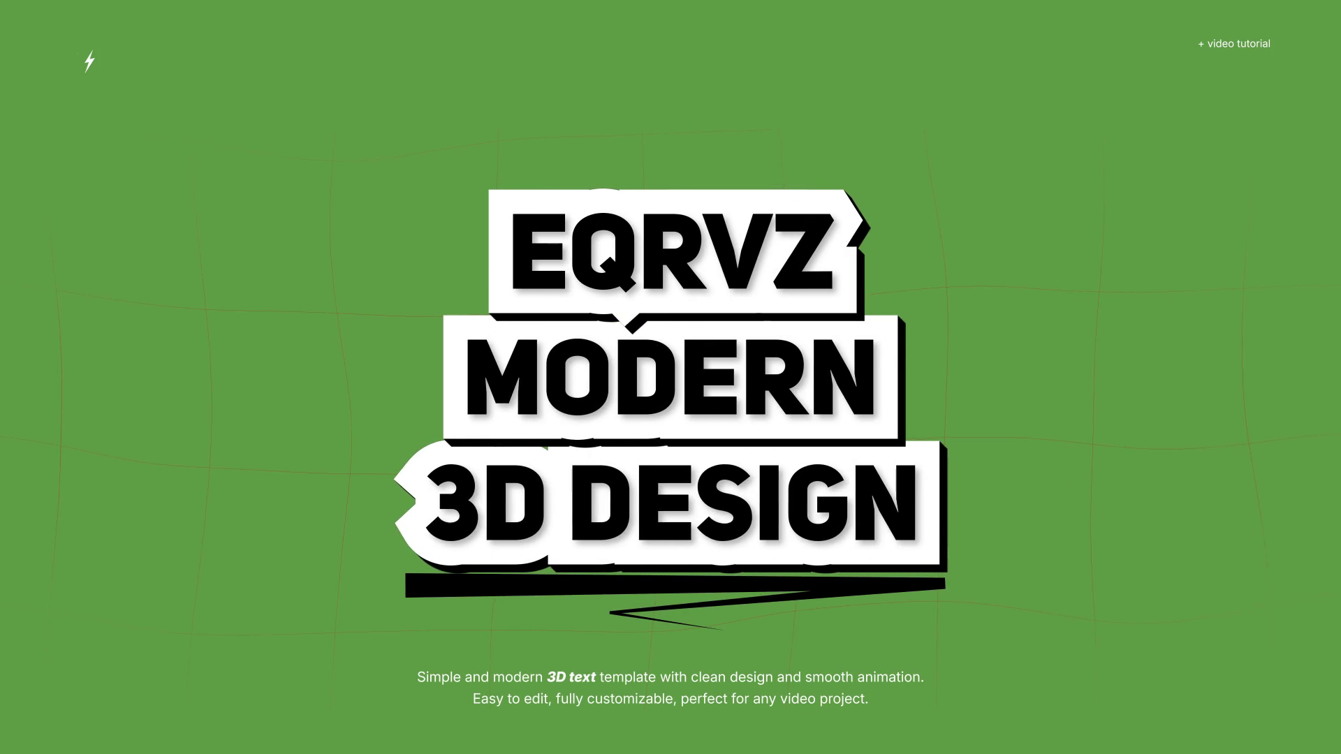 3 D Text Animation | Premiere Pro (mogrt) Template SBV-353654591 ...