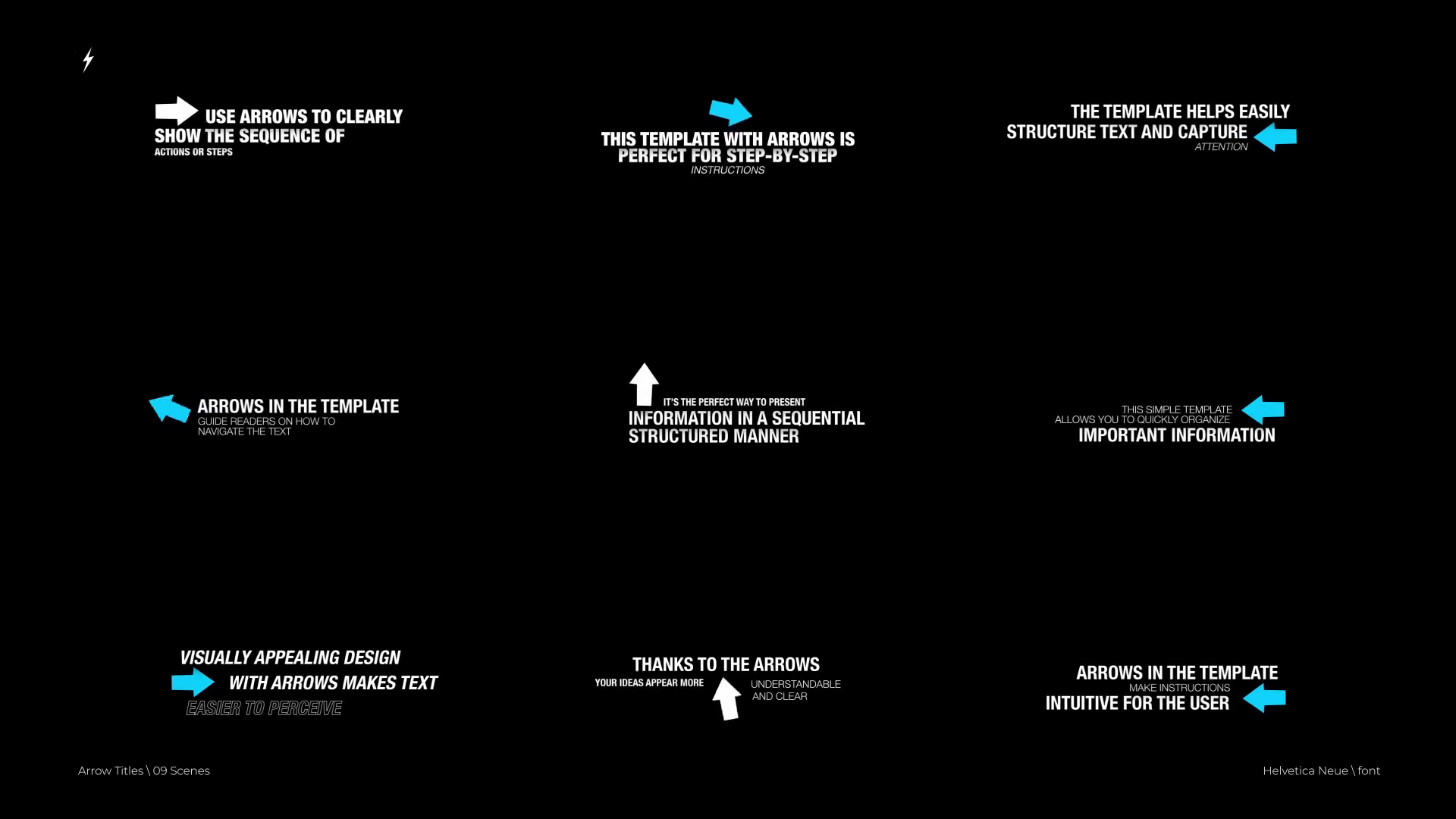 Premiere Pro Template: Arrow Titles | Mogrt (pp) SBV-351847765 ...