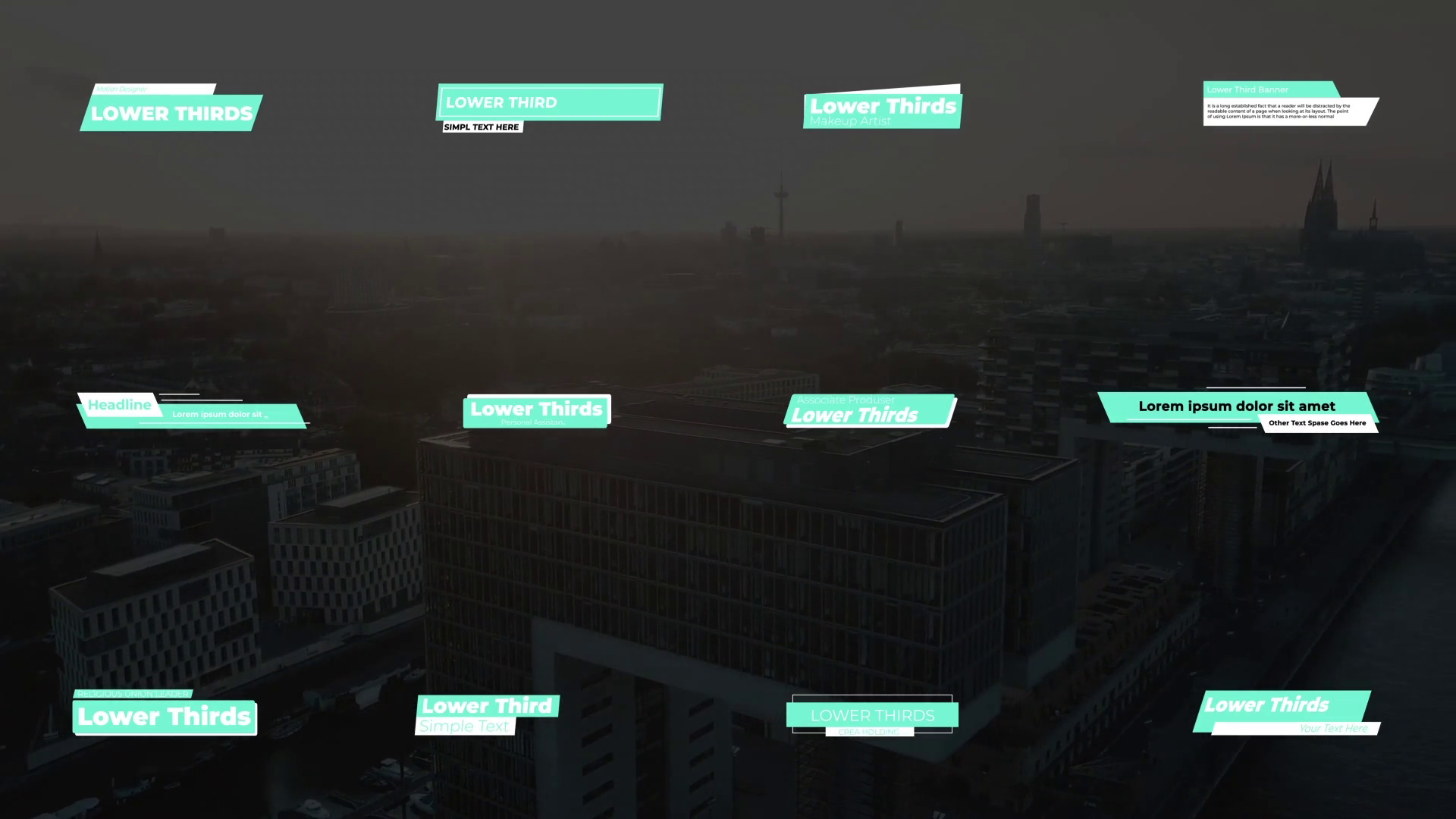 Creative Lower Thirds | After Effects 00:50 SBV-347172792 - Storyblocks