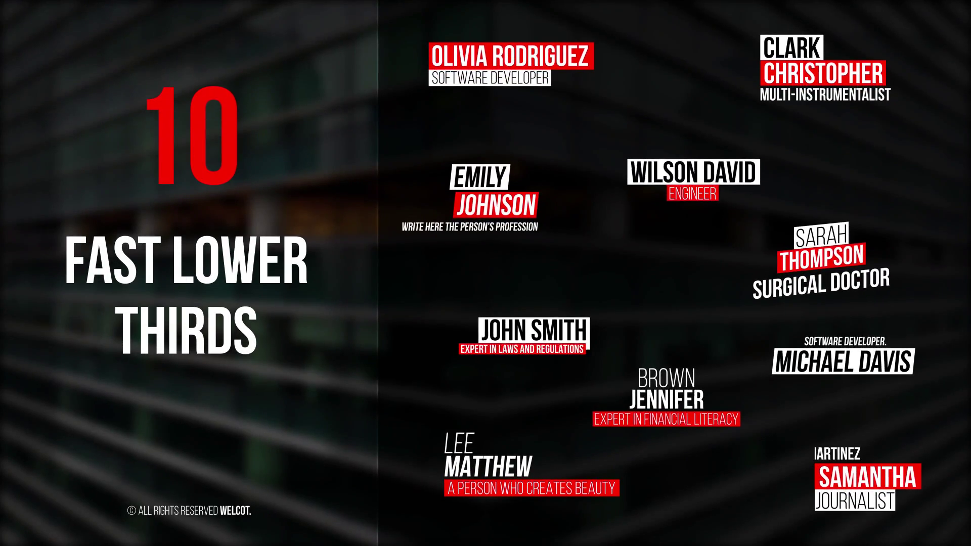 Fast Lower Third | Fcpx Template SBV-347709181 - Storyblocks