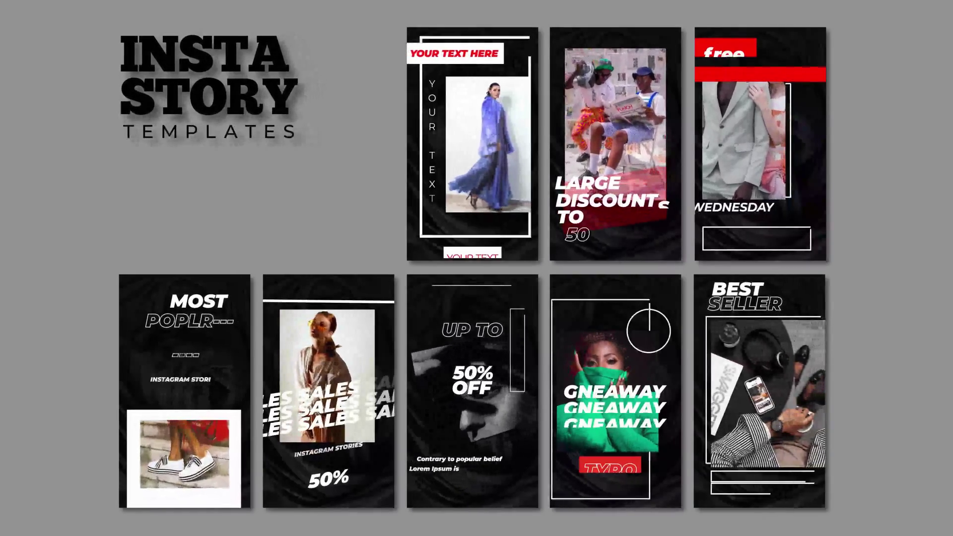 AE Template: Instagram Stories | Effects SBV-348757211 - Storyblocks