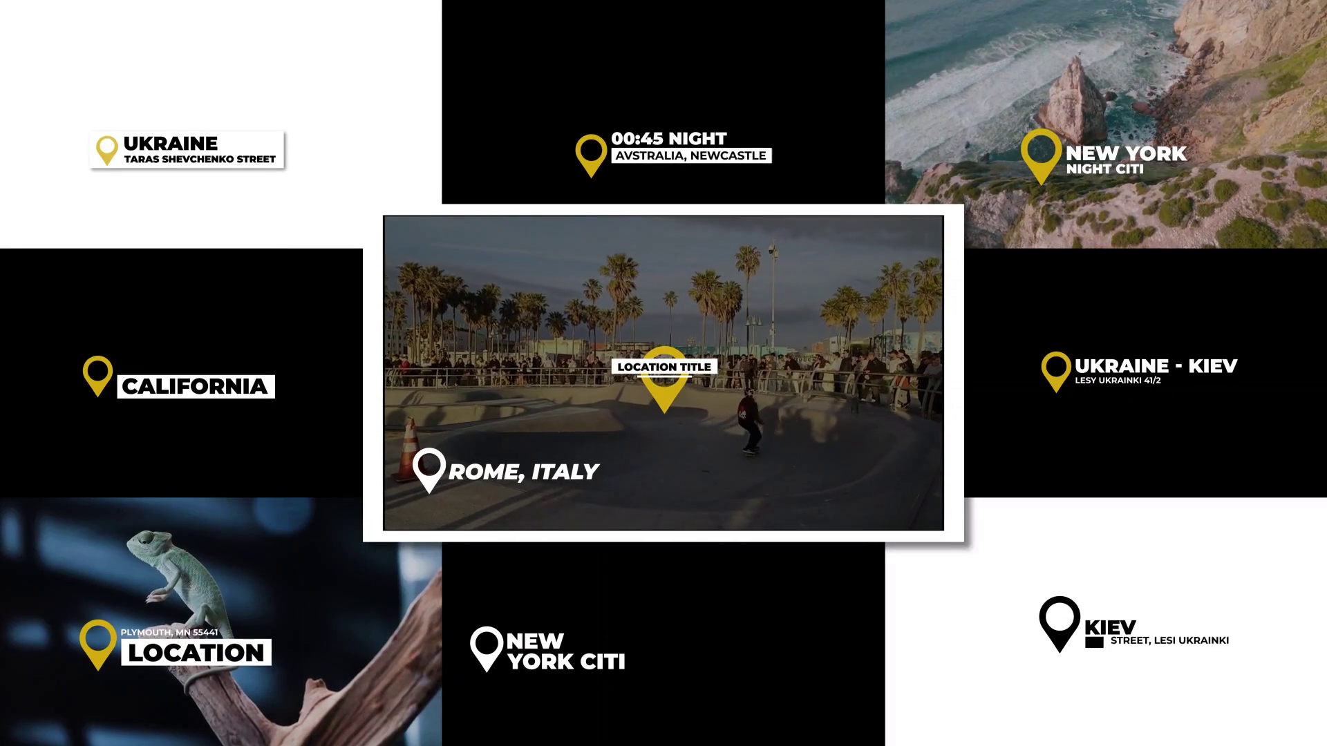 AE Template: Location Titles | Effects SBV-348967284 - Storyblocks