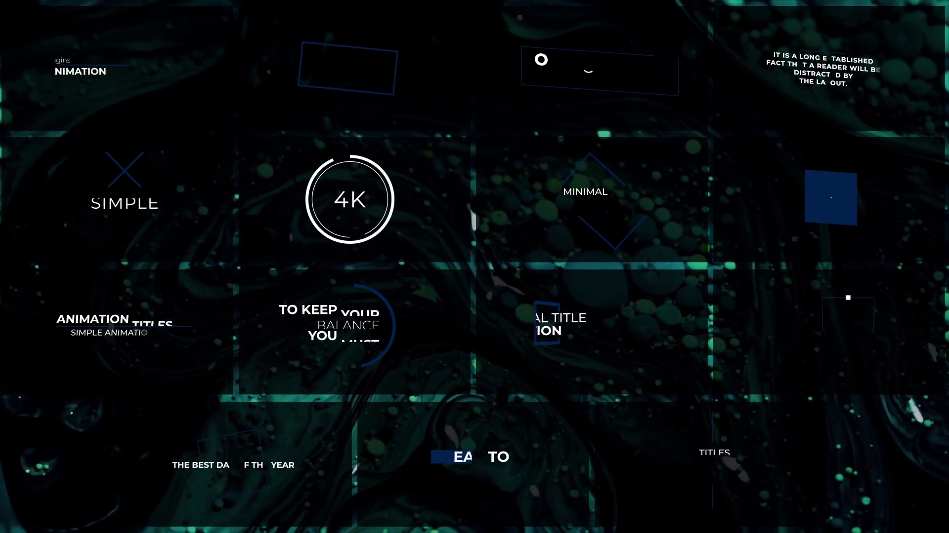 Minimal Titles Animation | Effects Template SBV-347461502 - Storyblocks