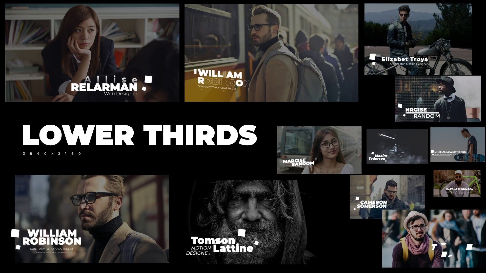 Simple Lower Thirds | Effects Template SBV-347170243 - Storyblocks