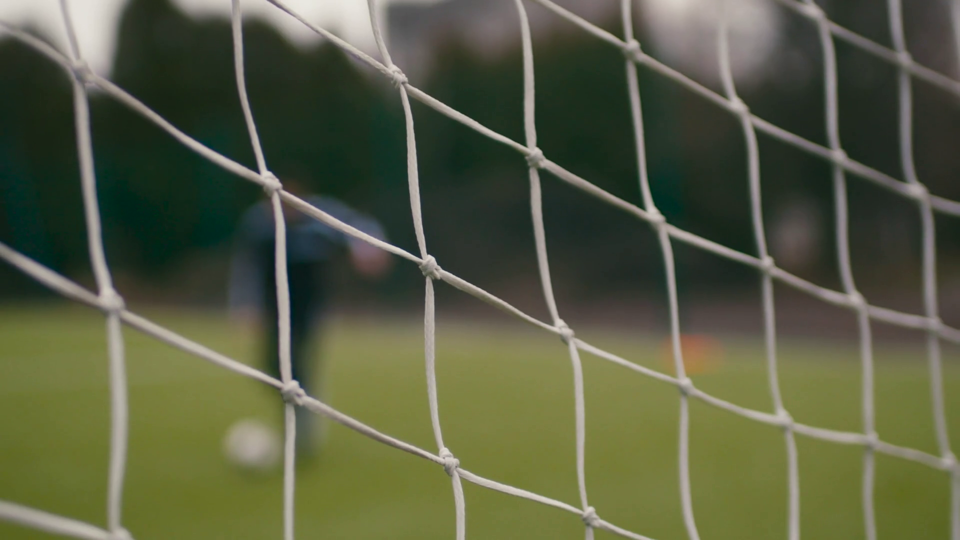 Close Up View Of Football Net Football Gates Stock Footage SBV ...