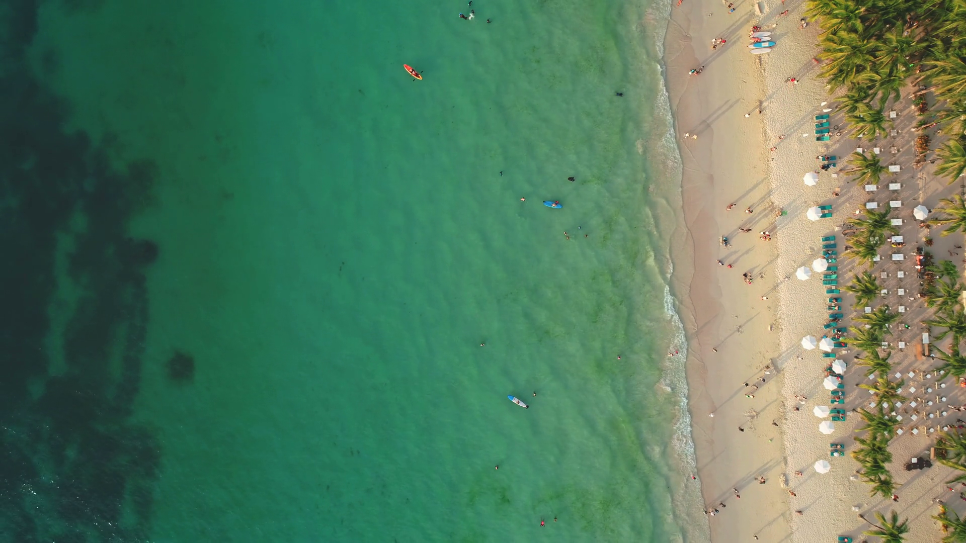 Aerial View Of Cagban Beach In Boracay Stock Footage SBV-352096048 ...
