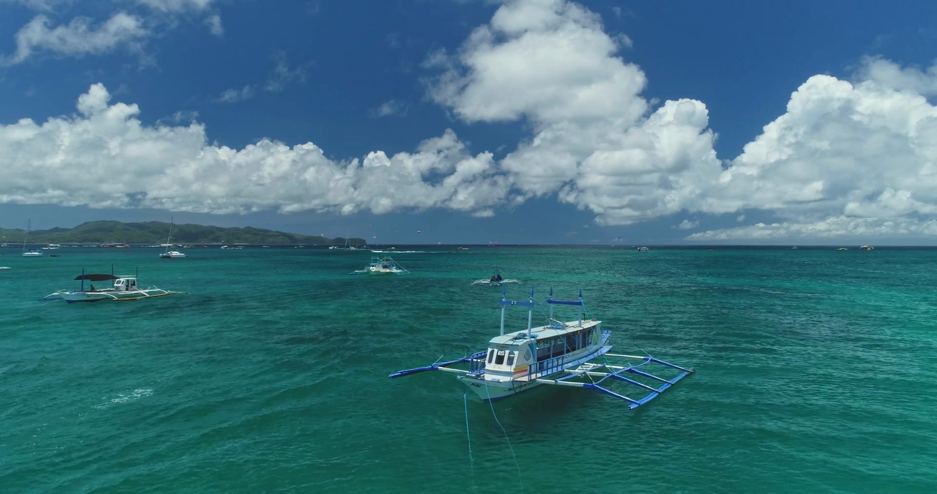 Traditional Bangka Boat Sailing Gracefully Stock Footage SBV-352793297 ...