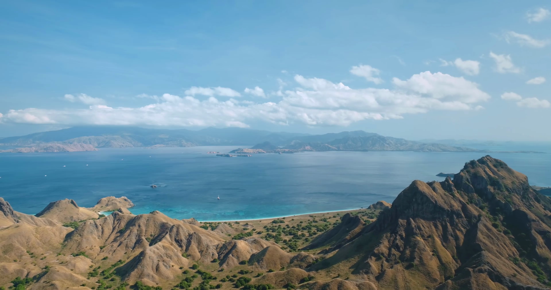 Rinca National Park Komodo Island Aerial Stock Footage SBV-347764460 - Storyblocks
