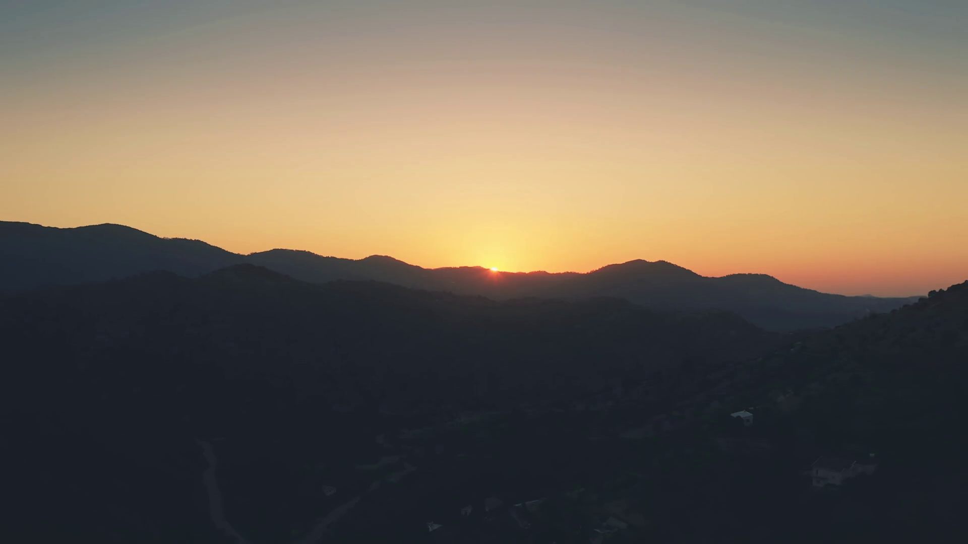 Beautiful Mountain Sunrise Bright Sun In Stock Footage SBV-348797916 ...