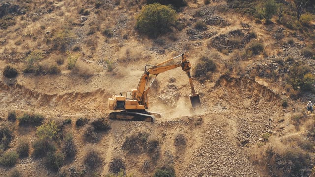 Heavy Equipment Landscape Stock Footage: Royalty-Free Video Clips ...