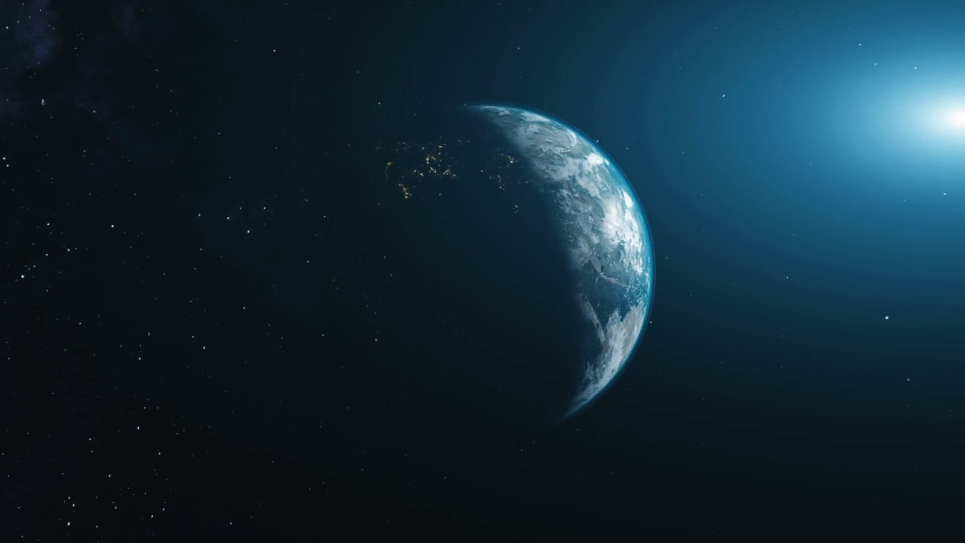 Motion Graph Half Lit Blue White Planet Stock Footage SBV-348051253 ...