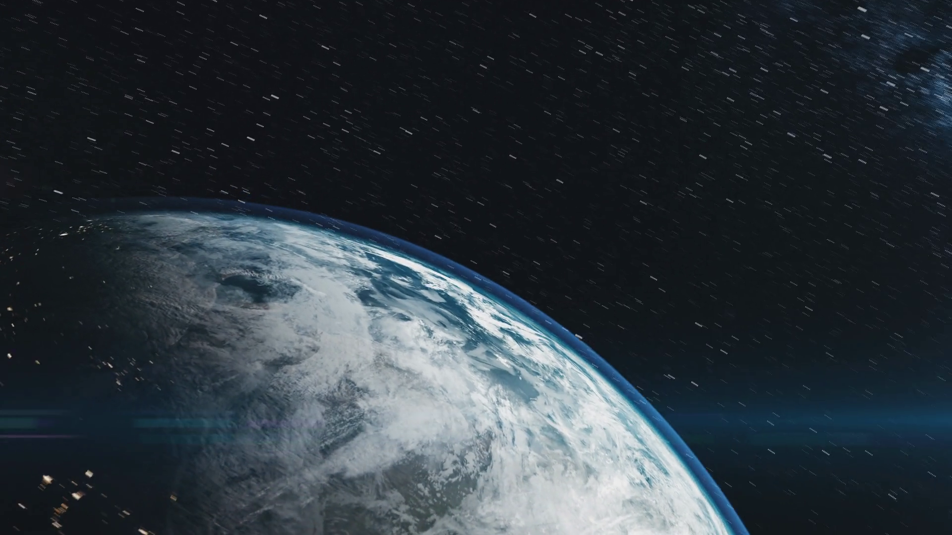 Earth Orbit Reverse Blue Sun Radiance Outer Stock Motion Graphics SBV ...