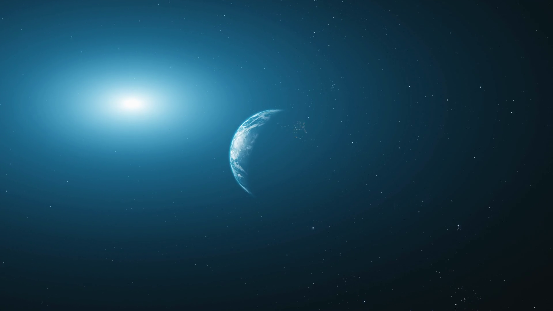 Earth Orbit Zoom Reverse Open Space Stock Motion Graphics SBV-348039504 ...