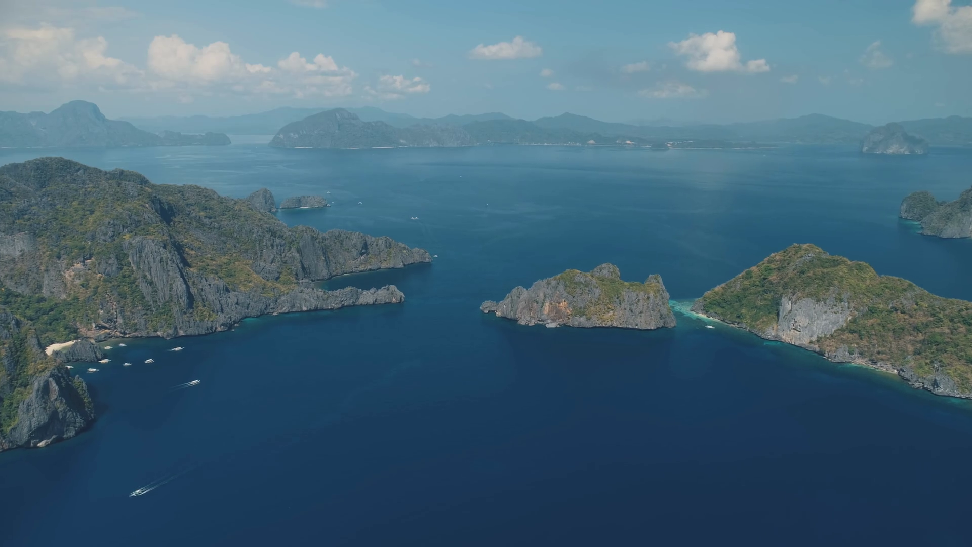 Aerial View Of Sail Boats At Azure Ocean Stock Footage SBV-348960305 ...