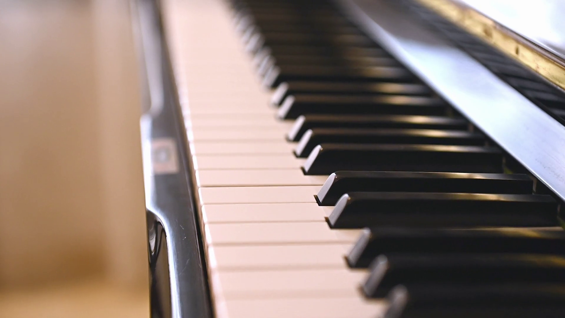 Overhead Closeup View Of Black White Keys Stock Footage SBV-348733006 ...