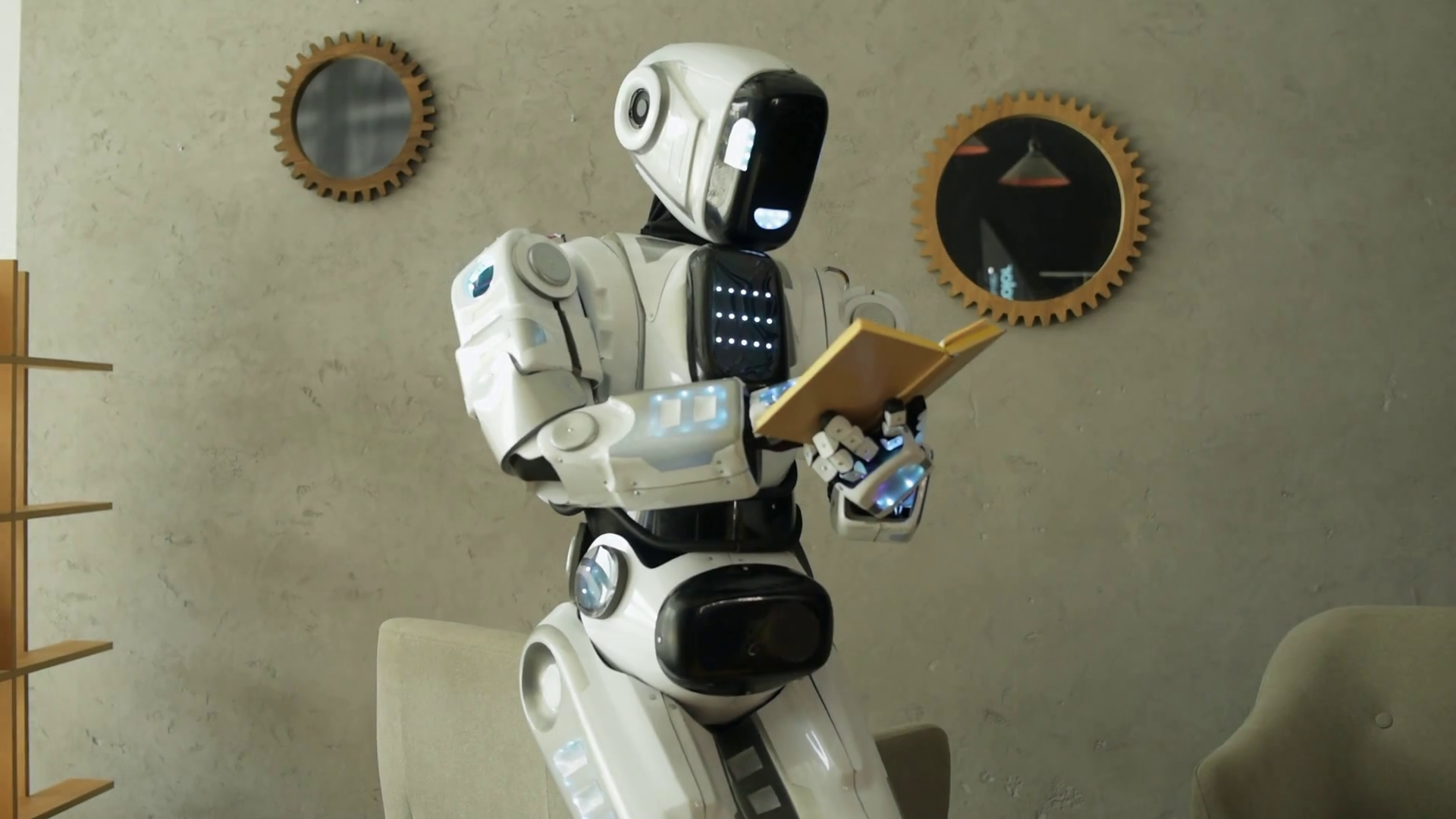 Illuminating Robot Learning New Things Stock Footage SBV-318158928 ...