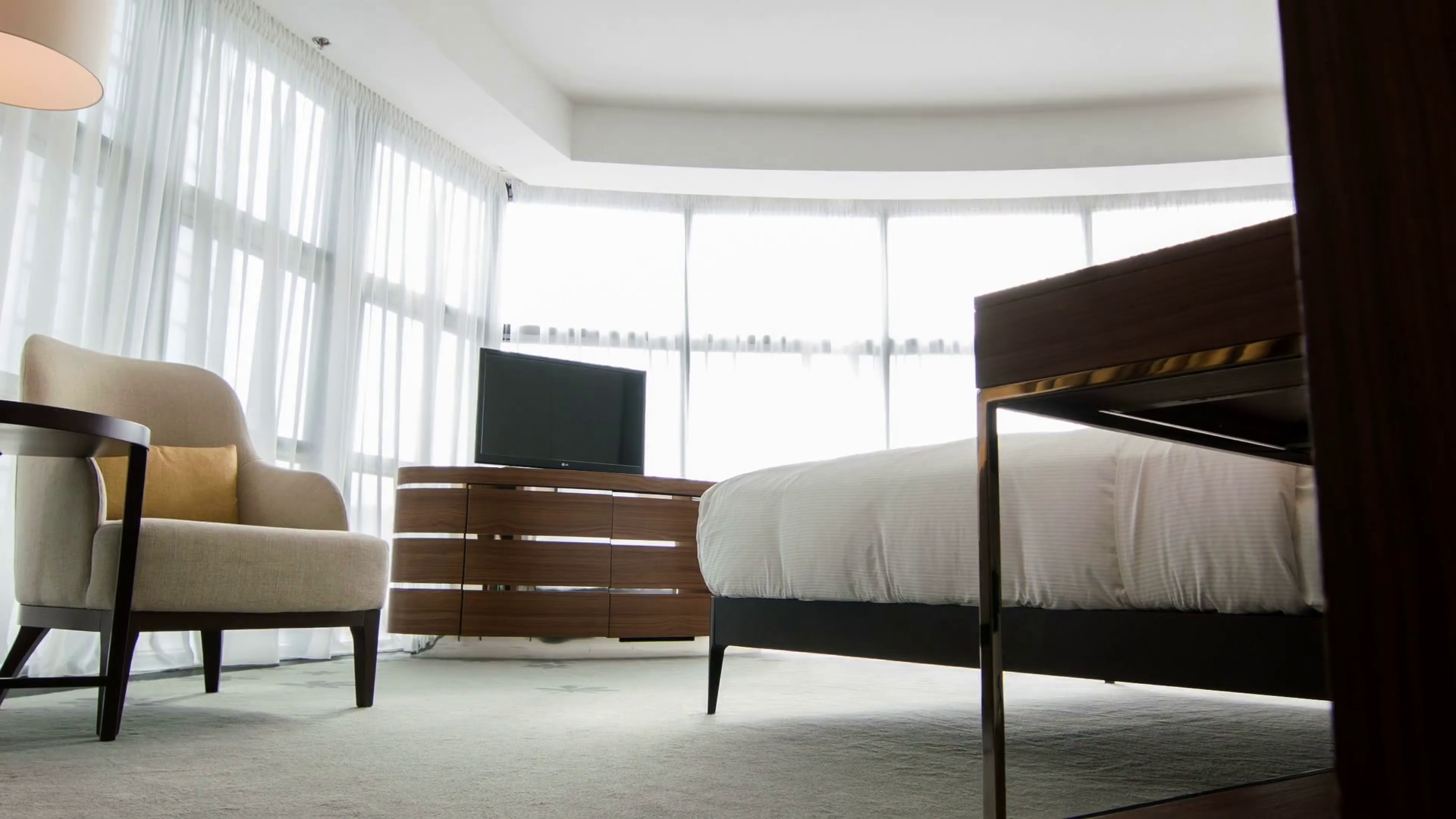 Low Angle View On Luxury Hotel Apartment Stock Footage SBV-315609418 ...