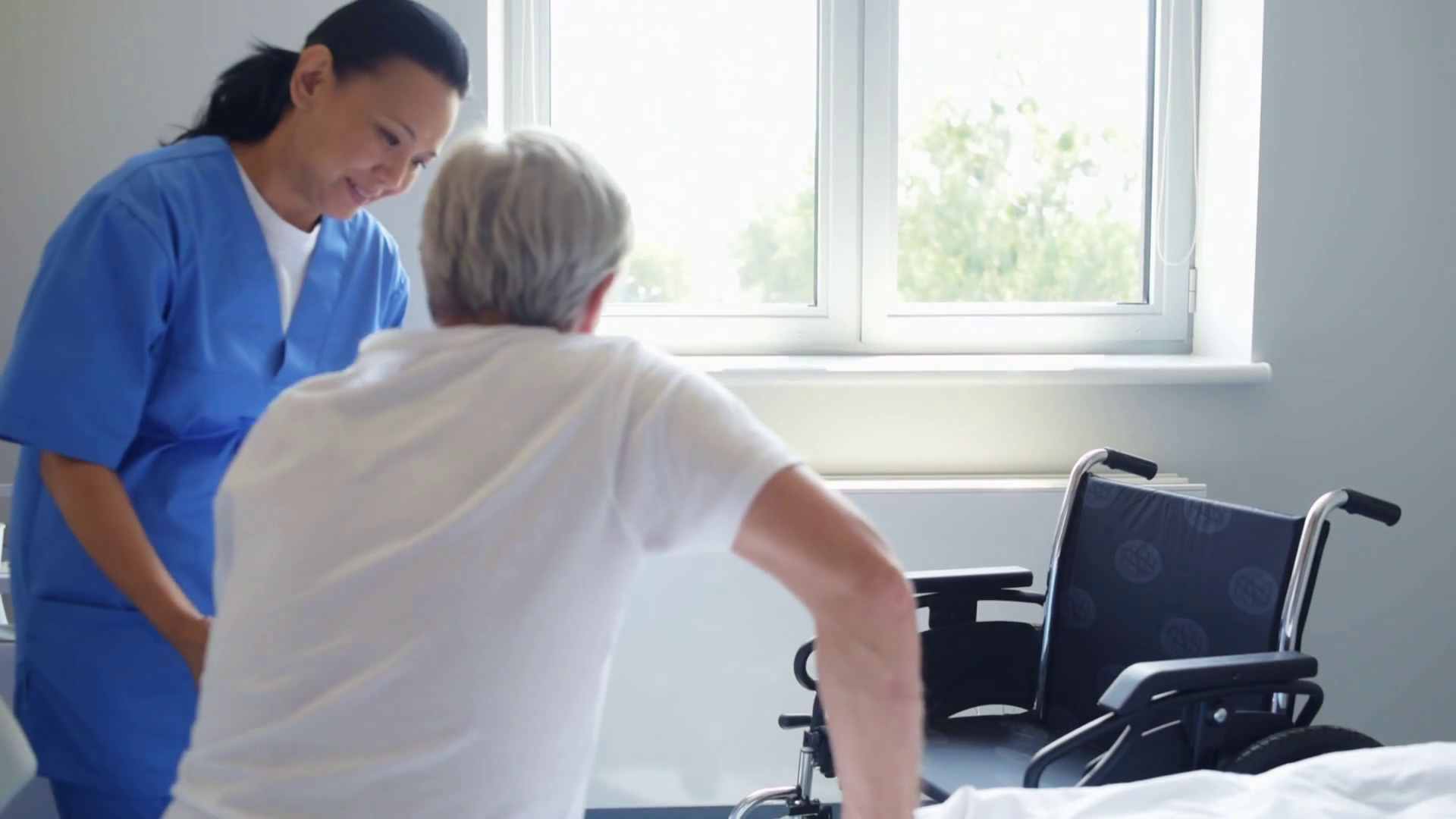 Professional Female Doctor Helping Patient Stock Footage SBV-316646478 ...