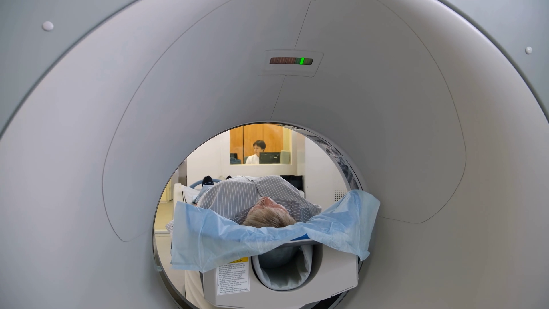 Medical Professionals Perform Ct Scan On Stock Footage SBV-352005594 ...