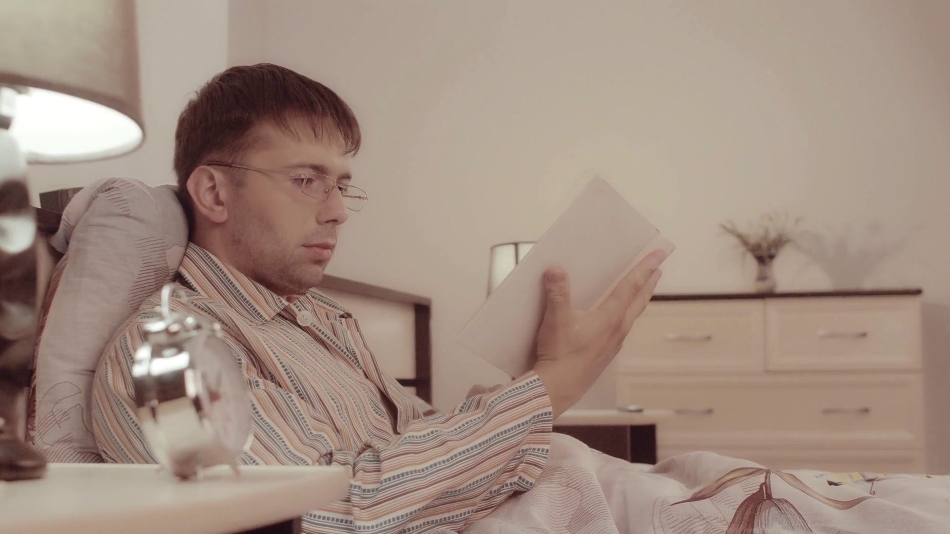 Smiling Young Man In Spectacles Is Laughing Stock Footage SBV-309911871 ...