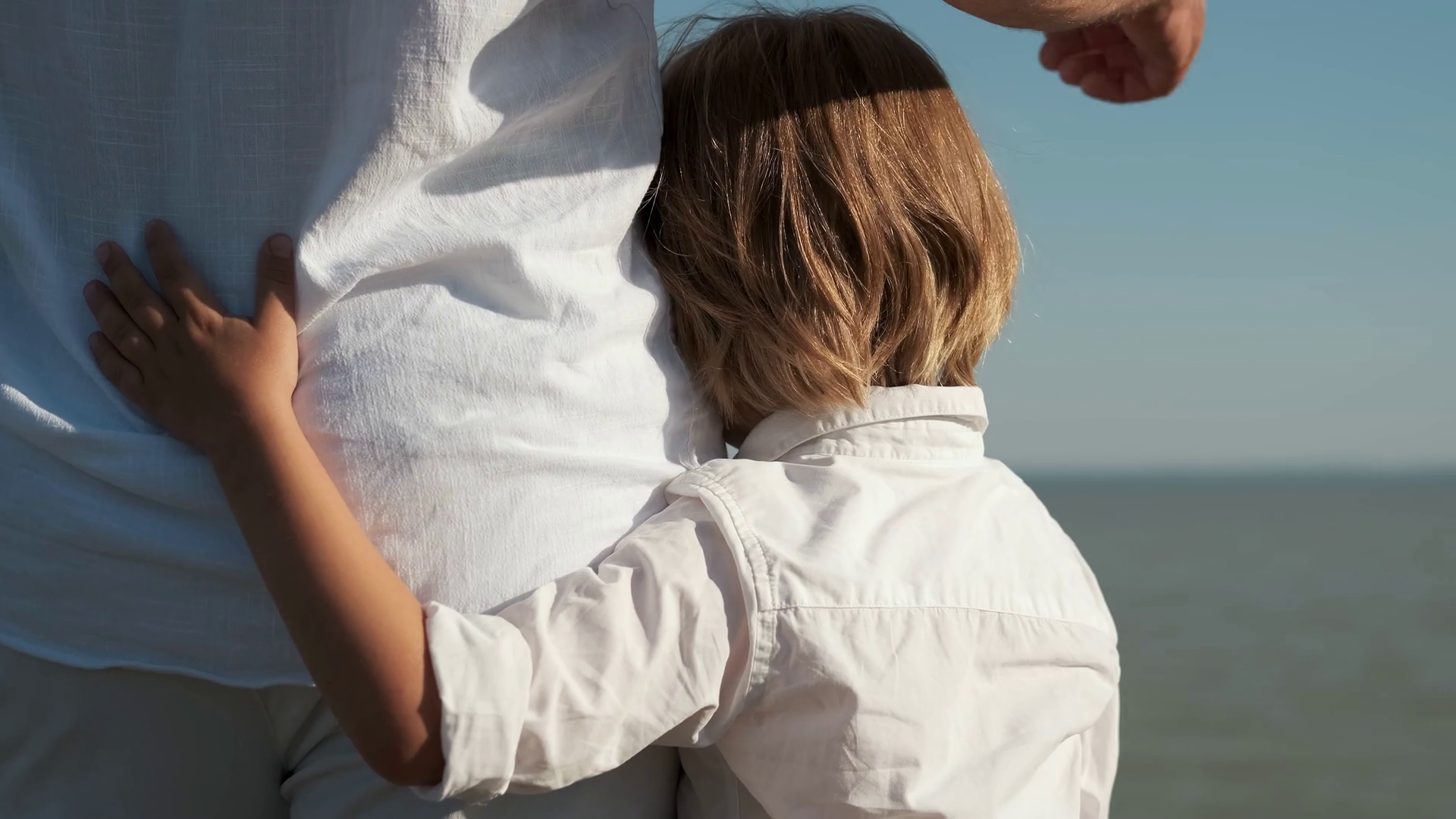 The Hand Of Father Embraces Son Stock Footage SBV-348430029 - Storyblocks