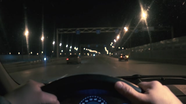 Night Driving Car Green Screen Stock Footage: Royalty-Free Video Clips ...