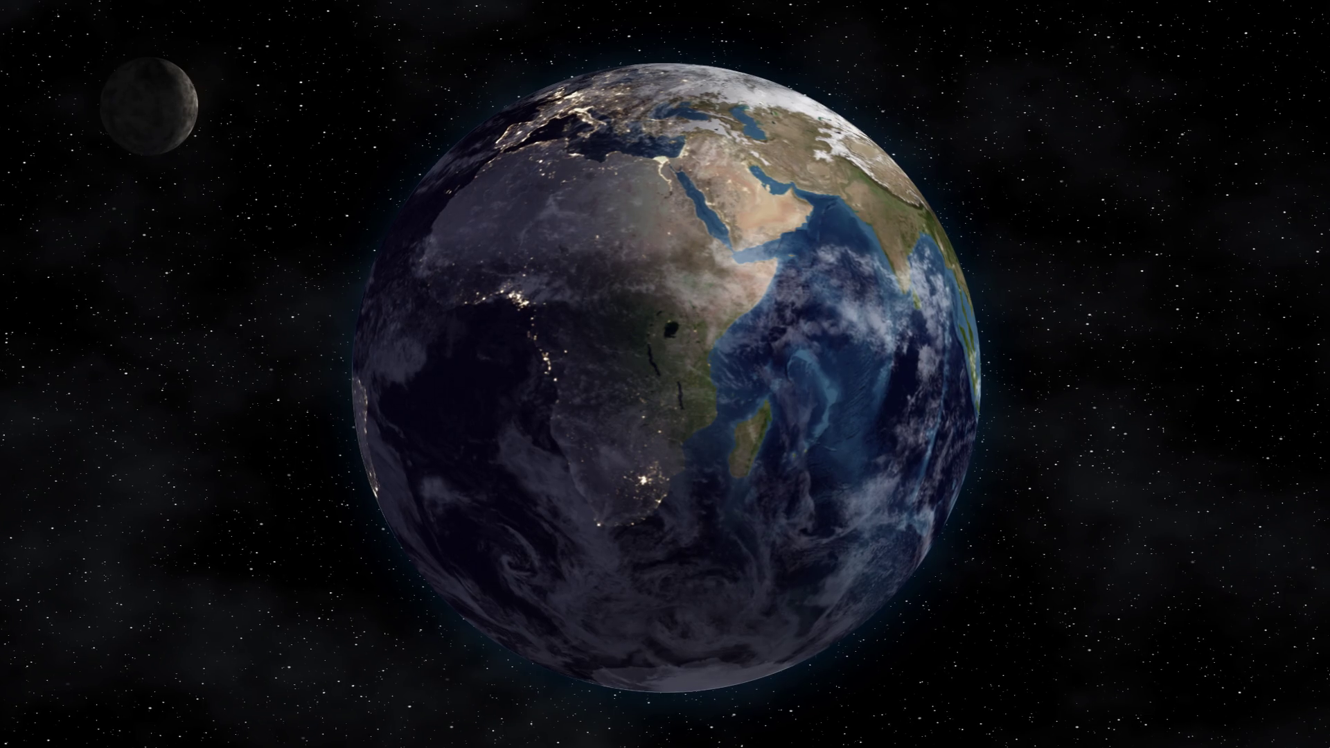 The Flow Of Solar Energy Burns Planet Earth Stock Motion Graphics SBV ...