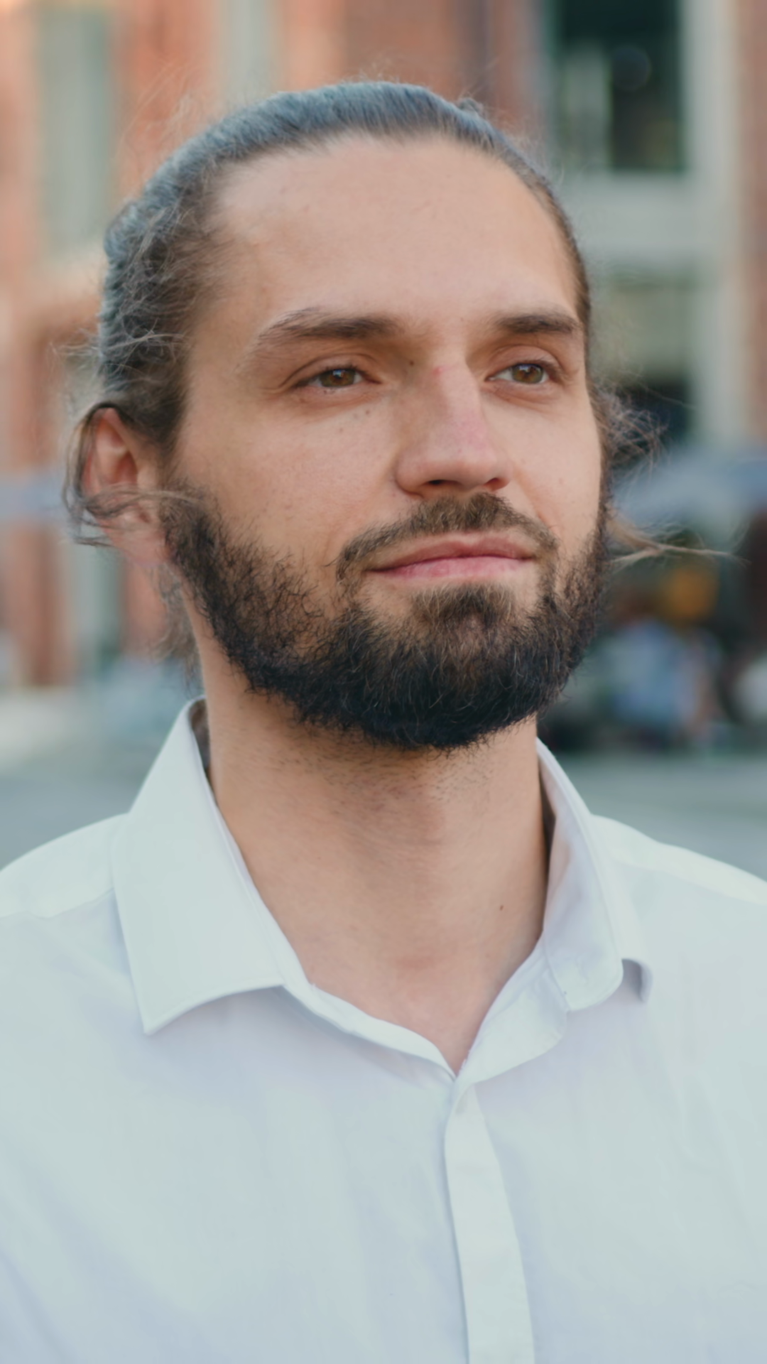 Portrait Face Of Good-looking Caucasian Stock Footage SBV-353725910 ...