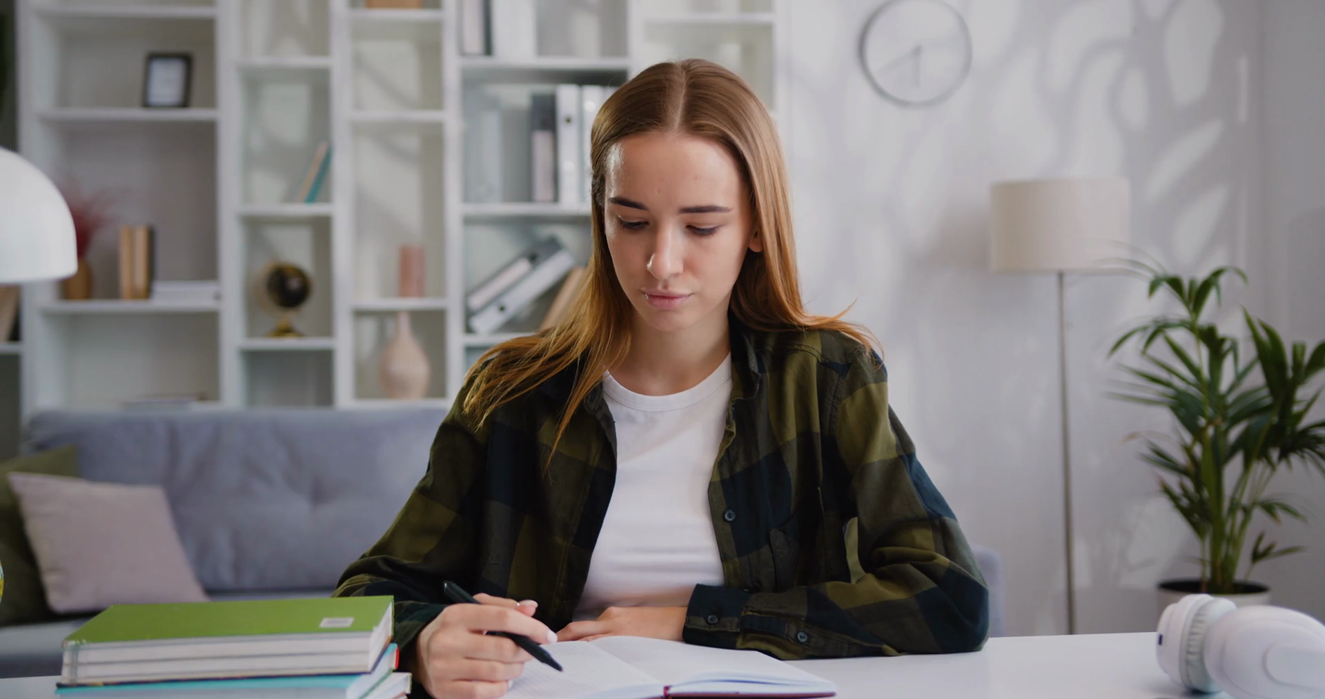 Happy College Student Smiling At Camera Stock Footage SBV-347547532 ...